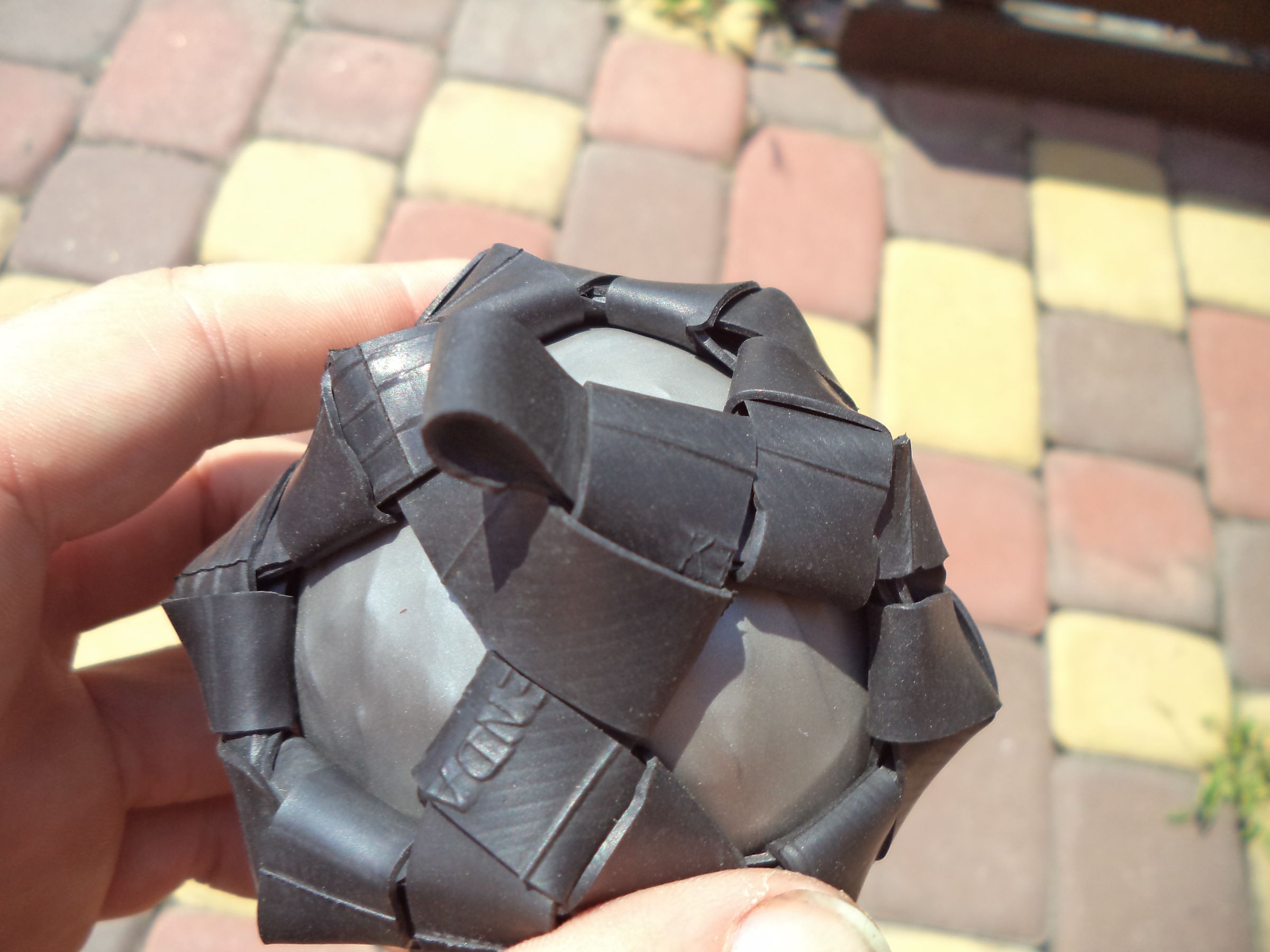 Dodeca Rubber Fidget Ball From Inner Tubes : 13 Steps (with Pictures) - Instructables