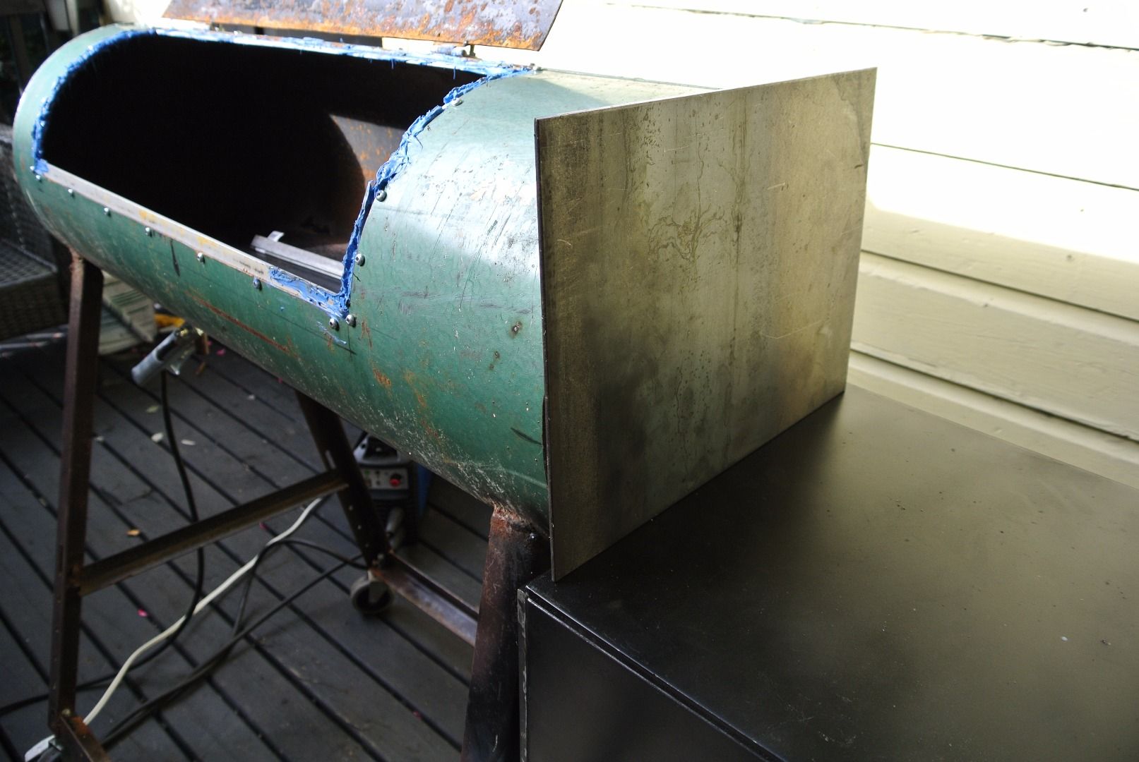 How to Build a Reverse Flow Offset Smoker : 7 Steps (with Pictures ...