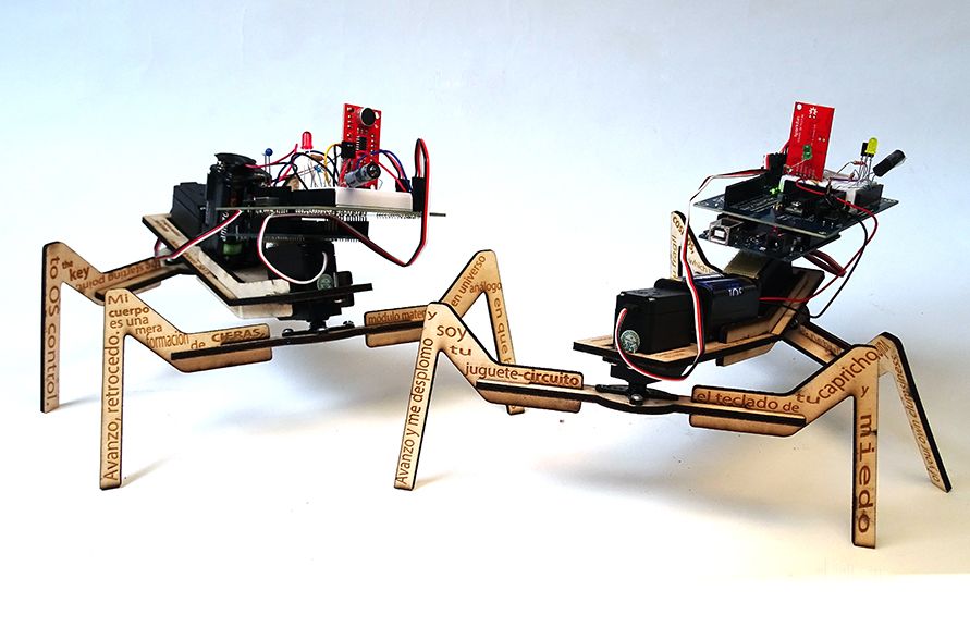 SimpleWalker: 4-legged 2-servo Walking Robot : 7 Steps - Instructables