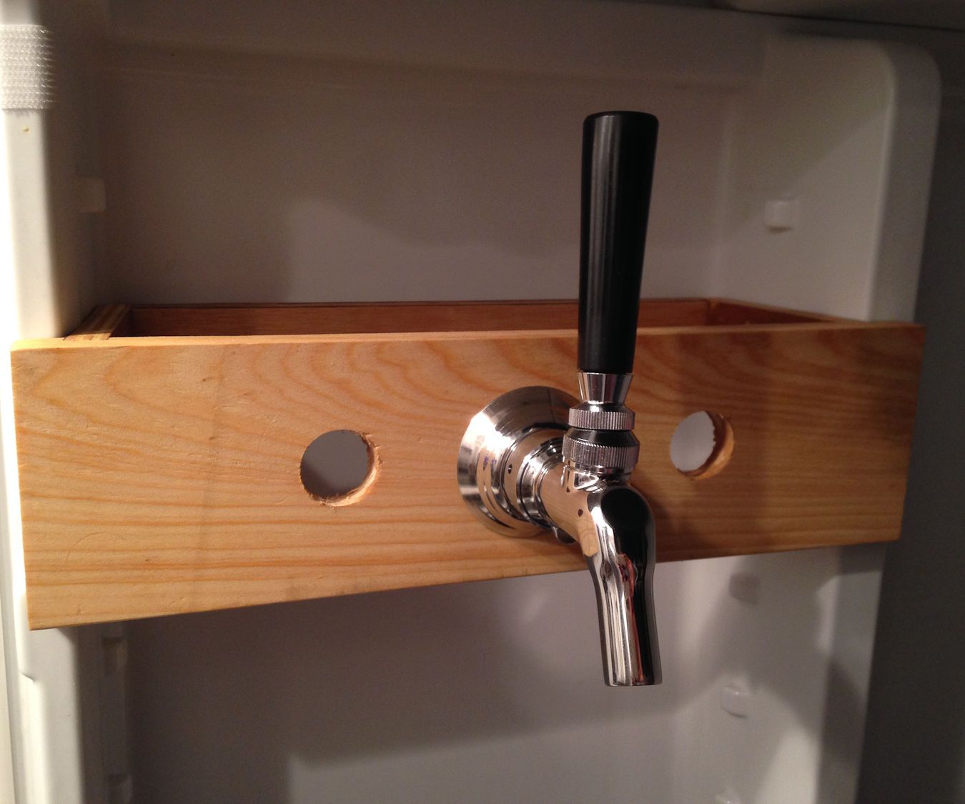 Make a Beer Tap Mount to Hang Inside the Refrigerator Door. : 6 Steps ...