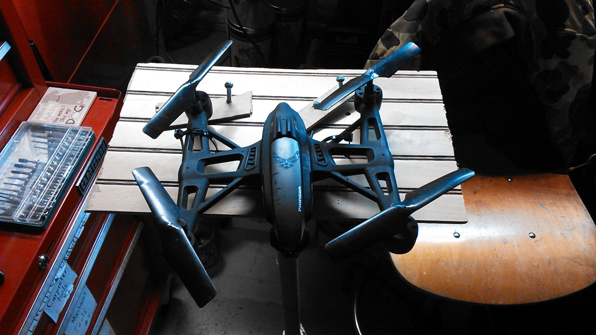 RC Test Stand for Quad Copters and Helicopters : 3 Steps (with Pictures ...