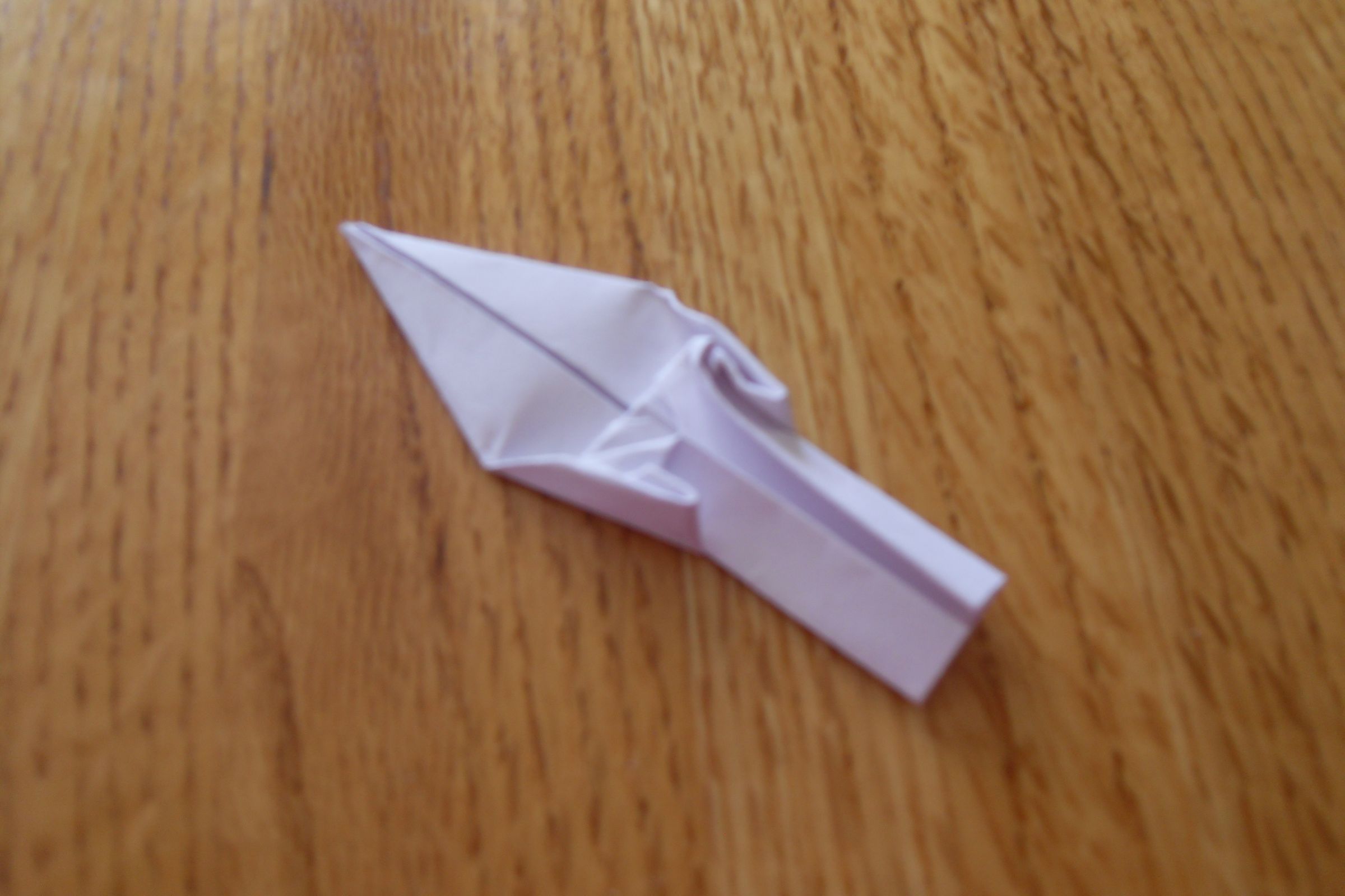 Origami Paper Spear : 4 Steps - Instructables