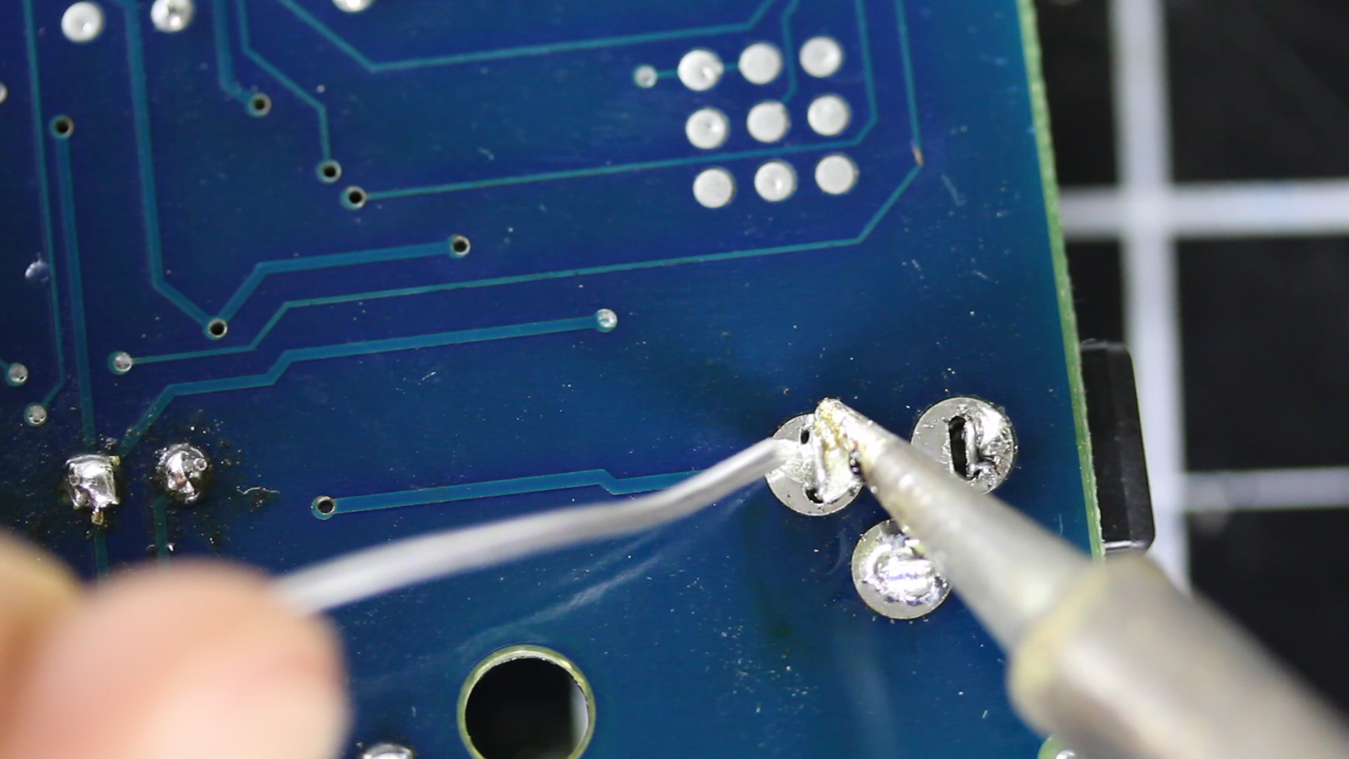 Soldering Through Hole Components | Soldering Basics : 8 Steps (with ...
