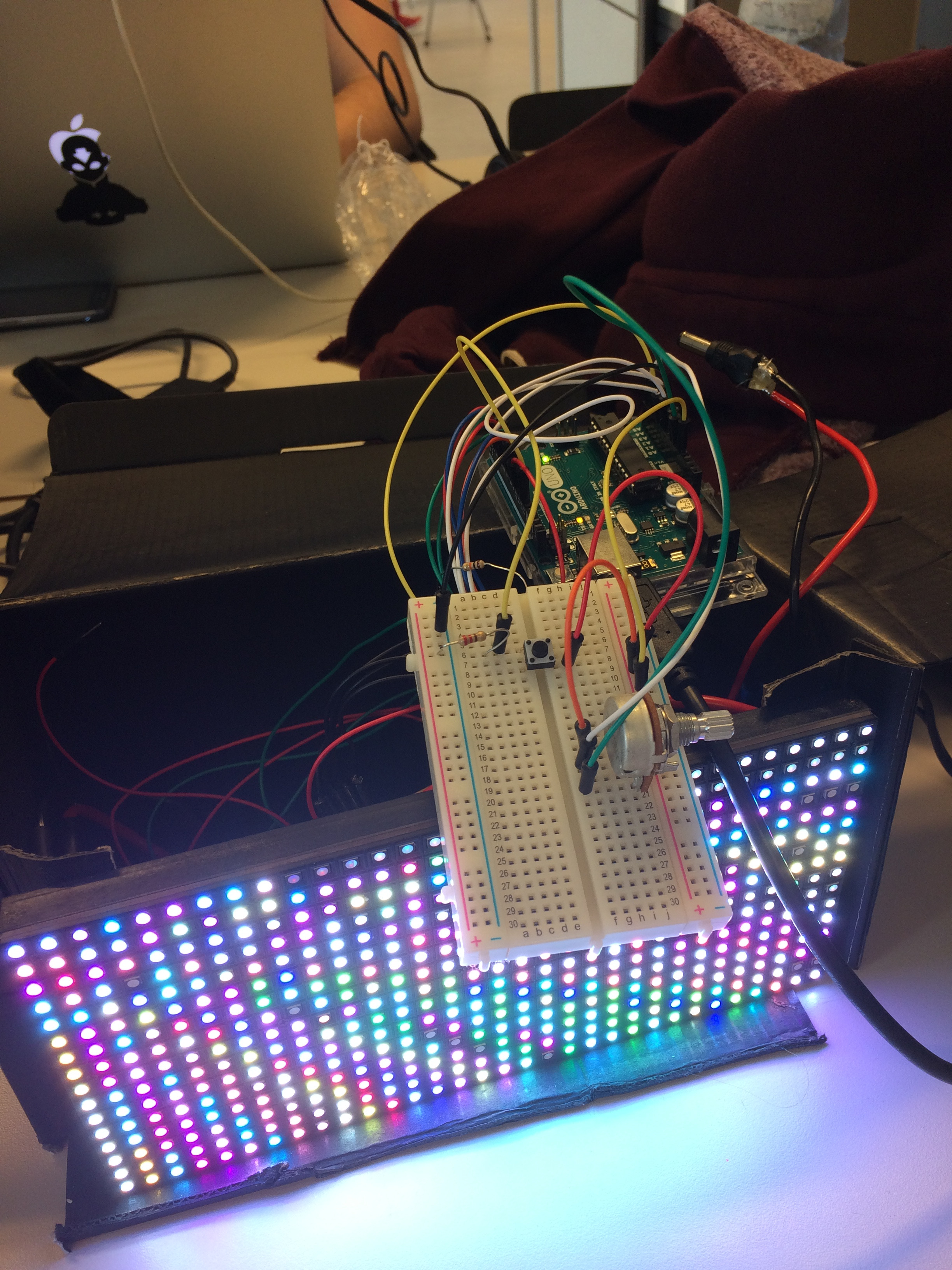 Arduino Led Matrix Colouring Game : 6 Steps - Instructables
