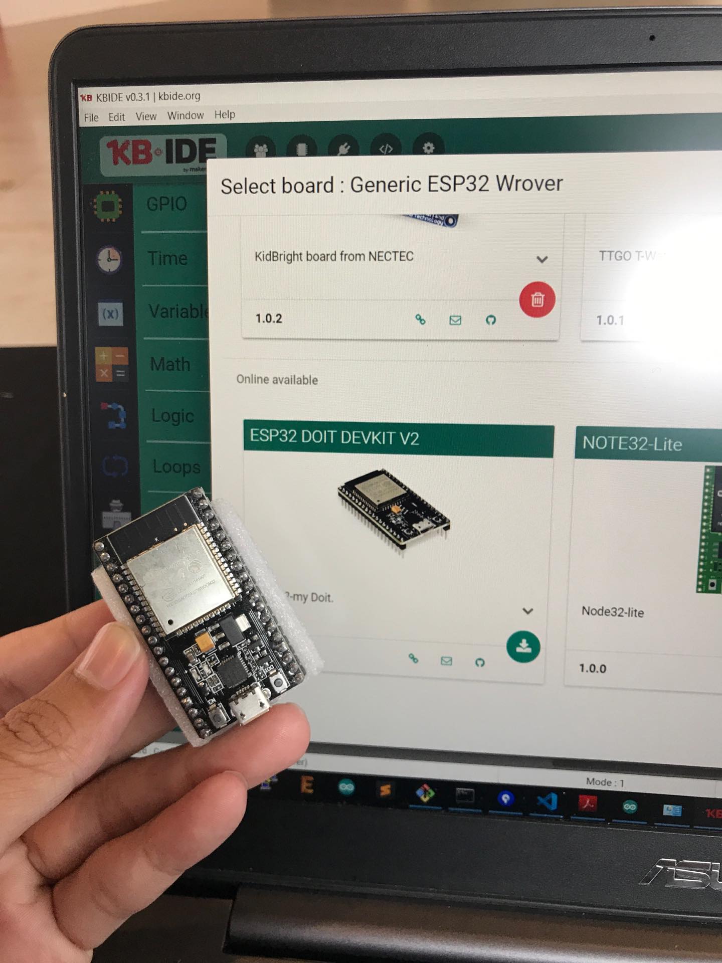 KB-IDE : Block Program for ESP32 Board : 5 Steps - Instructables