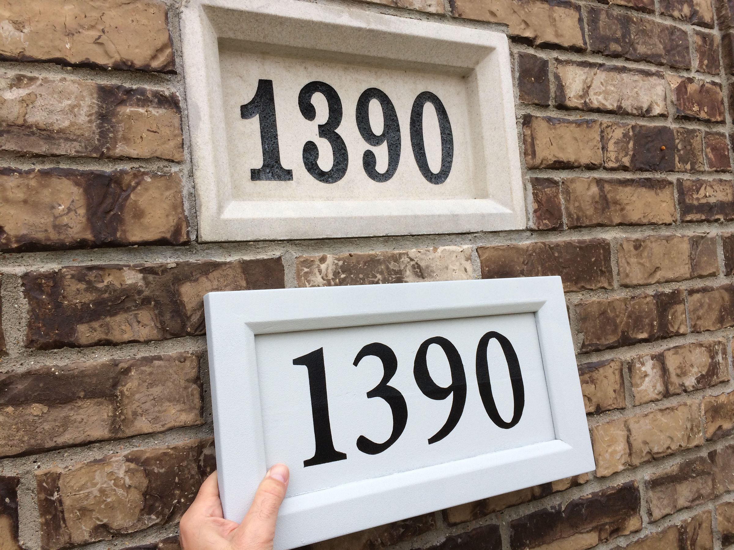 Faux Stone Address Block : 3 Steps (with Pictures) - Instructables
