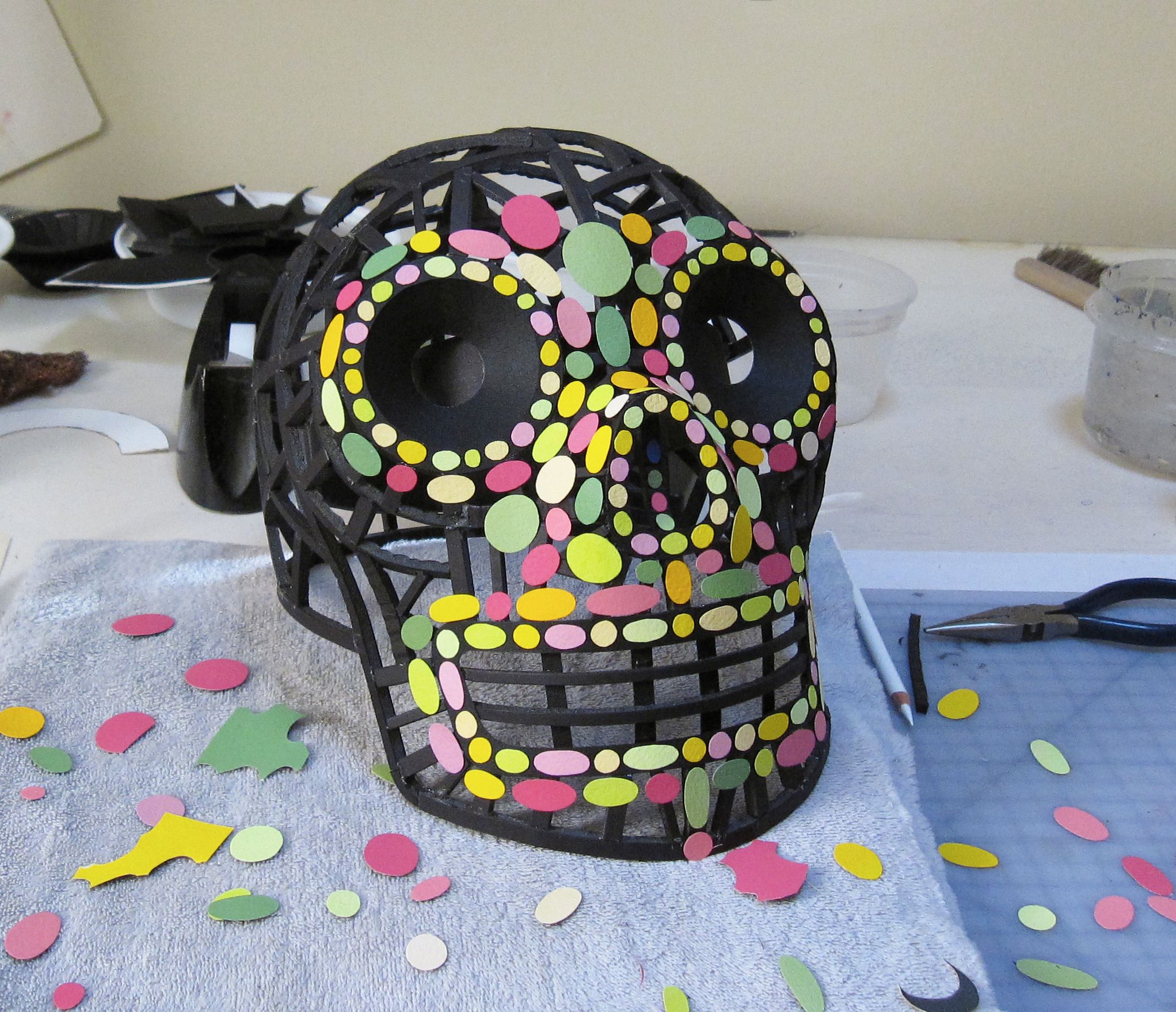 Skull Mask (wearable) : 20 Steps (with Pictures) - Instructables