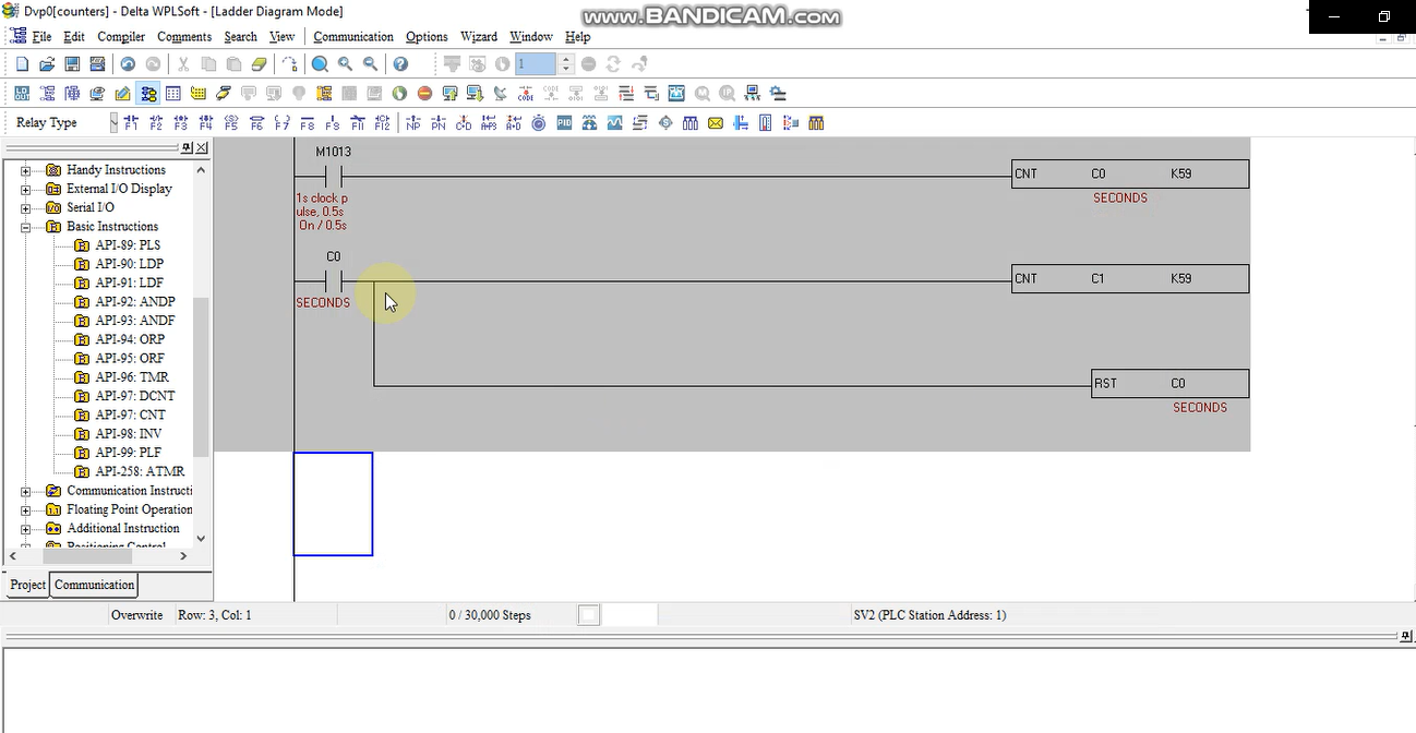 How to Use Counter in Ladder Diagram? | Delta WPLSoft : 15 Steps ...