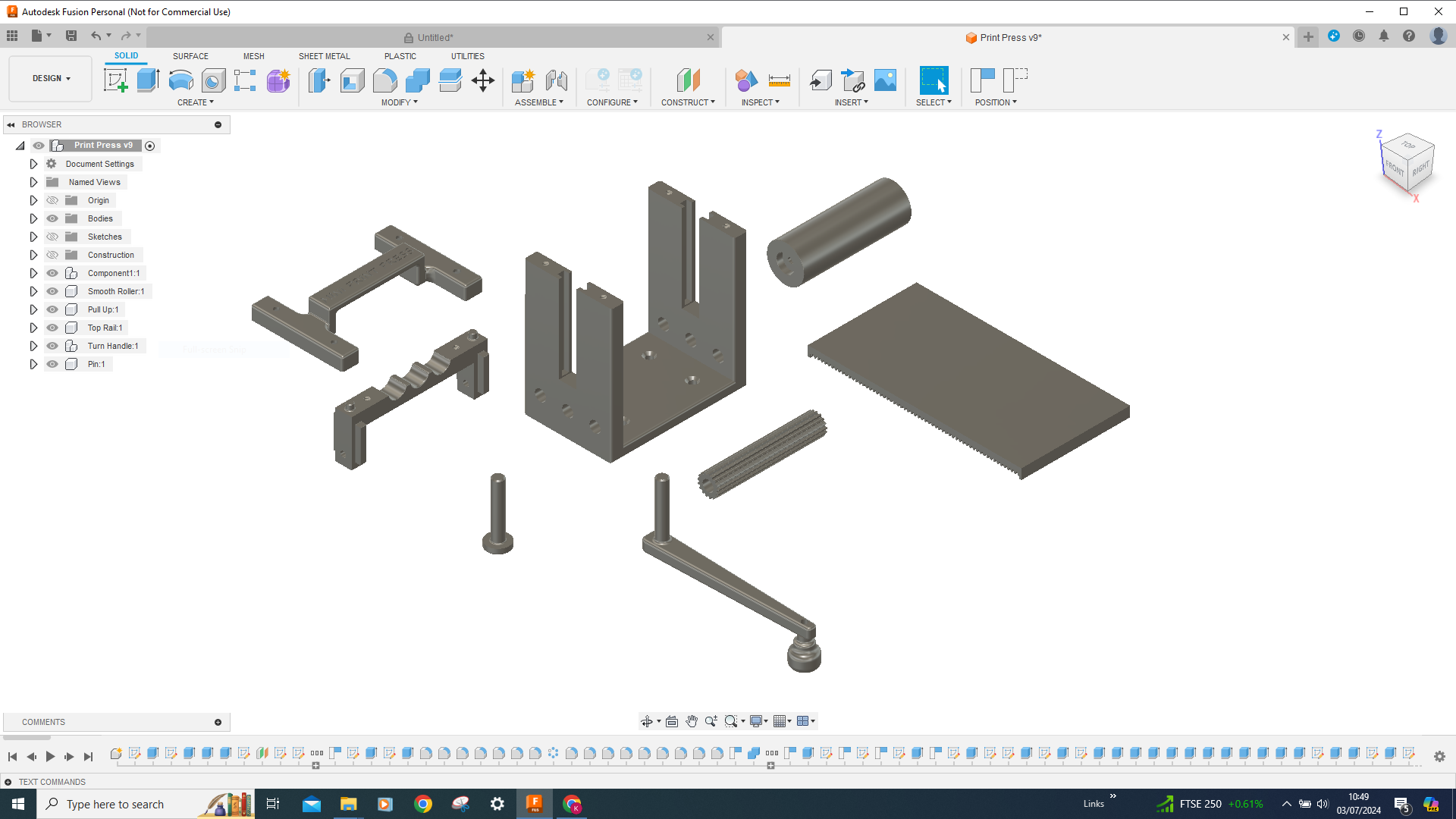 Spring Loaded Mini Relief Print Press. : 8 Steps (with Pictures ...