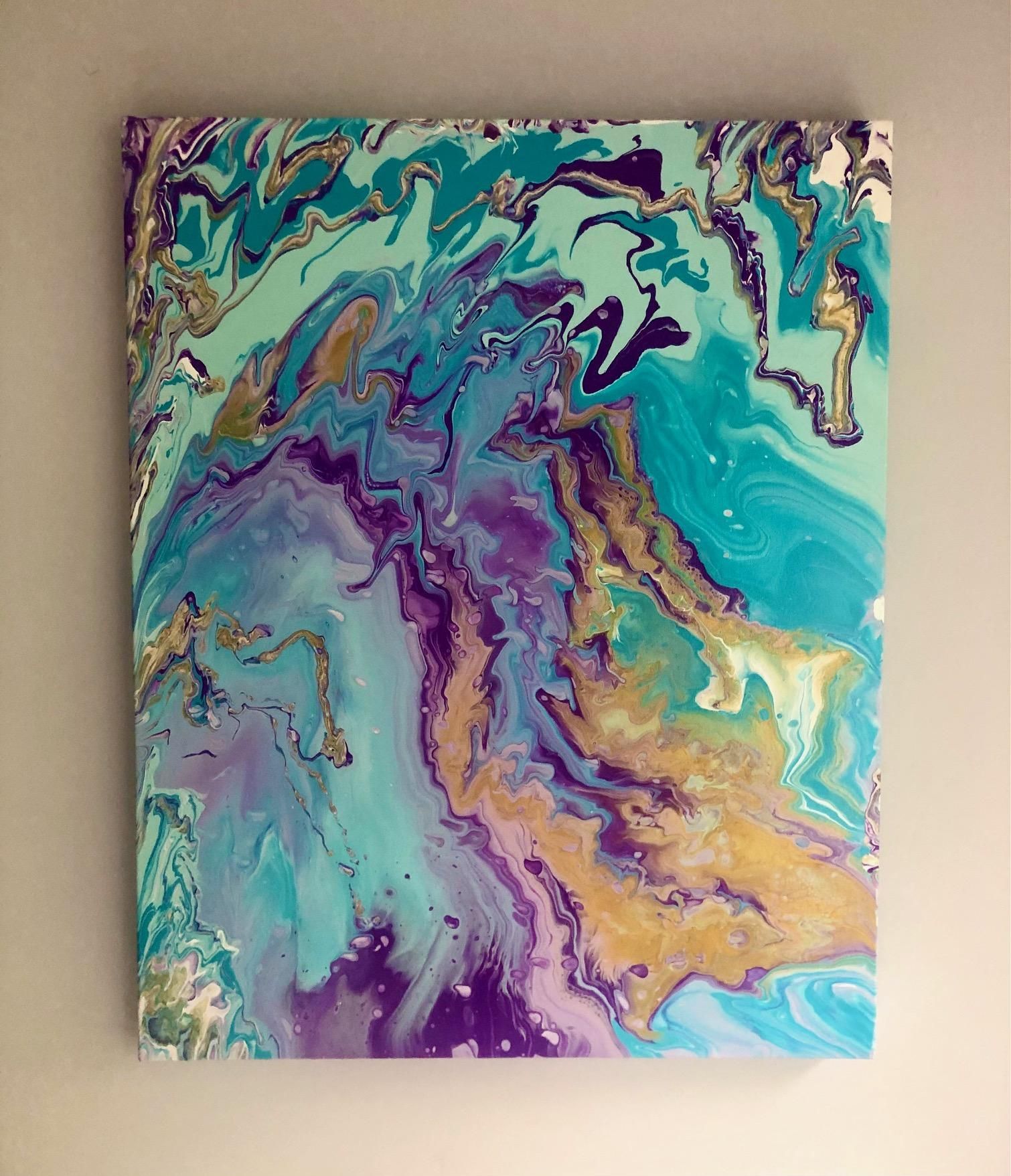 Acrylic Pour Painting - Dirty Pour Technique : 7 Steps (with Pictures ...