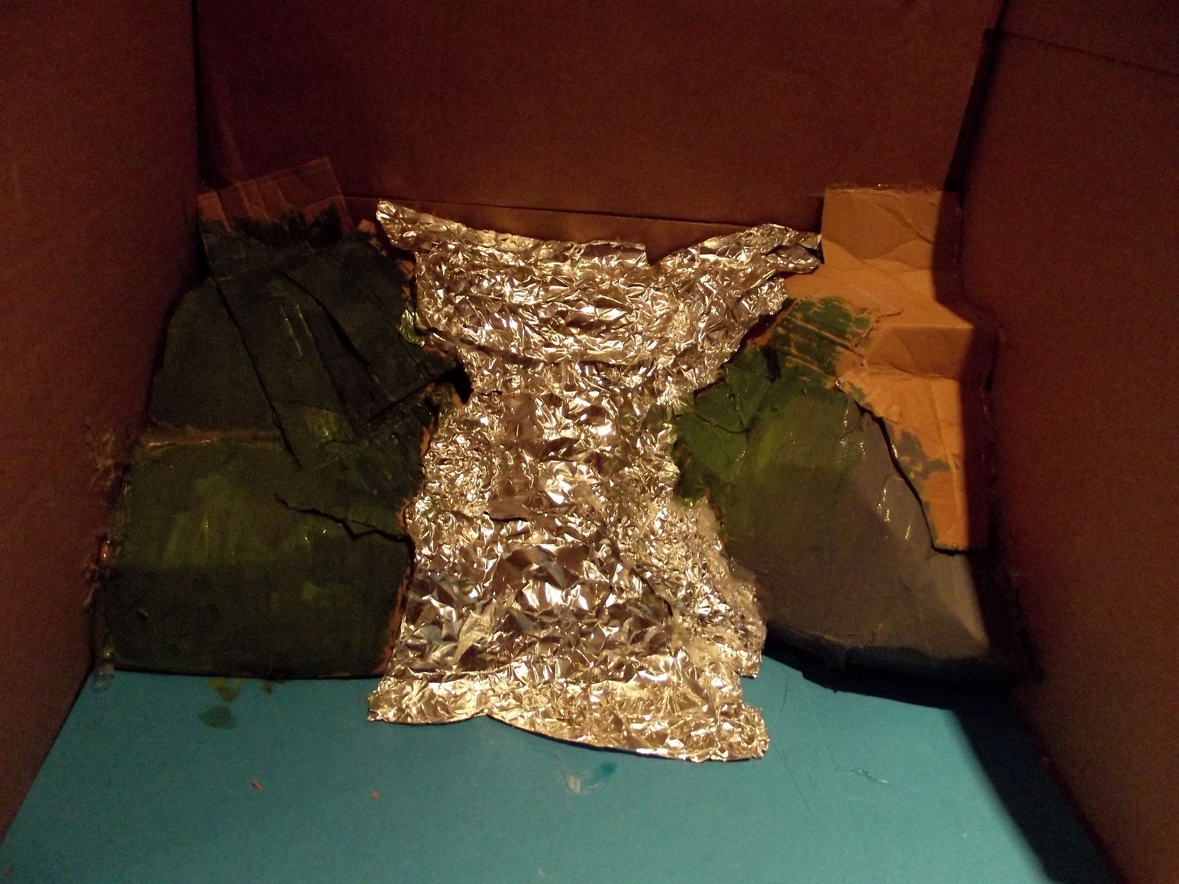 Cardboard Waterfall Diorama : 13 Steps - Instructables