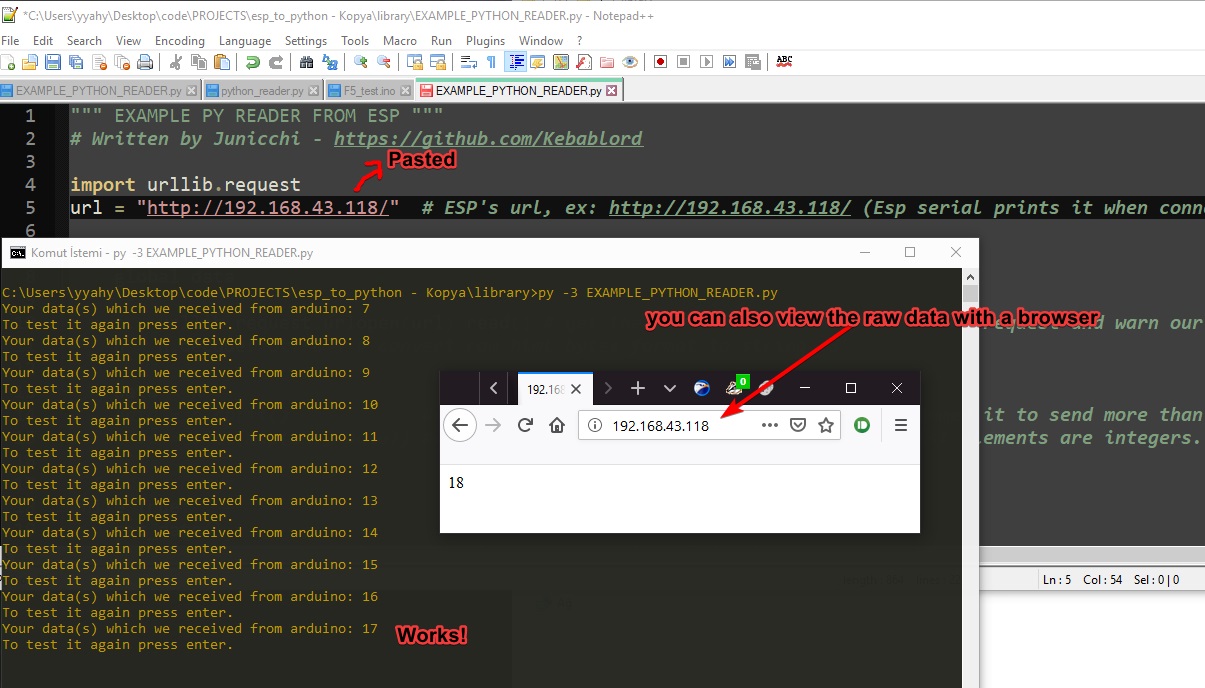 ESP8266 and Python Communication For Noobs : 6 Steps - Instructables