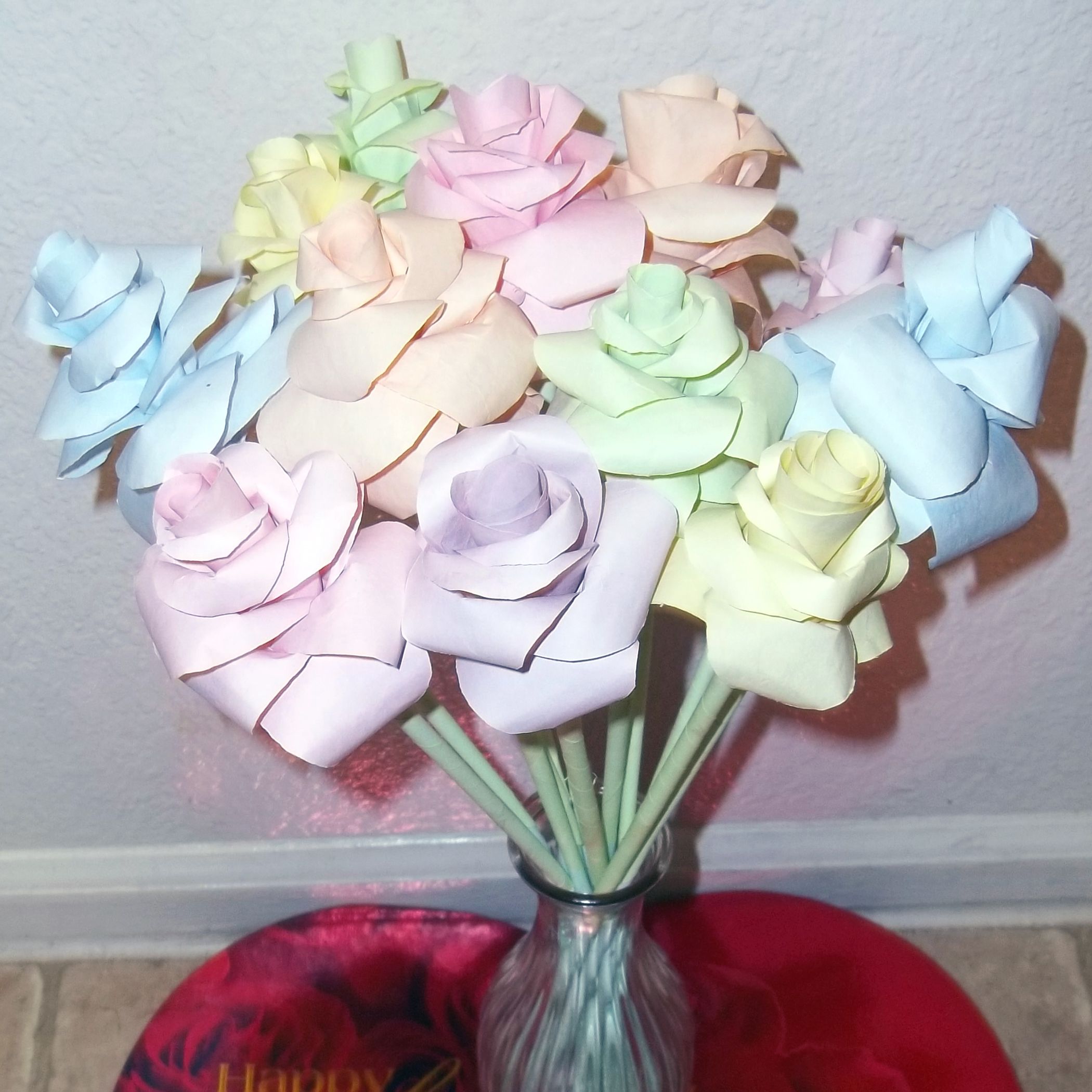 Easy Paper Roses : 4 Steps - Instructables