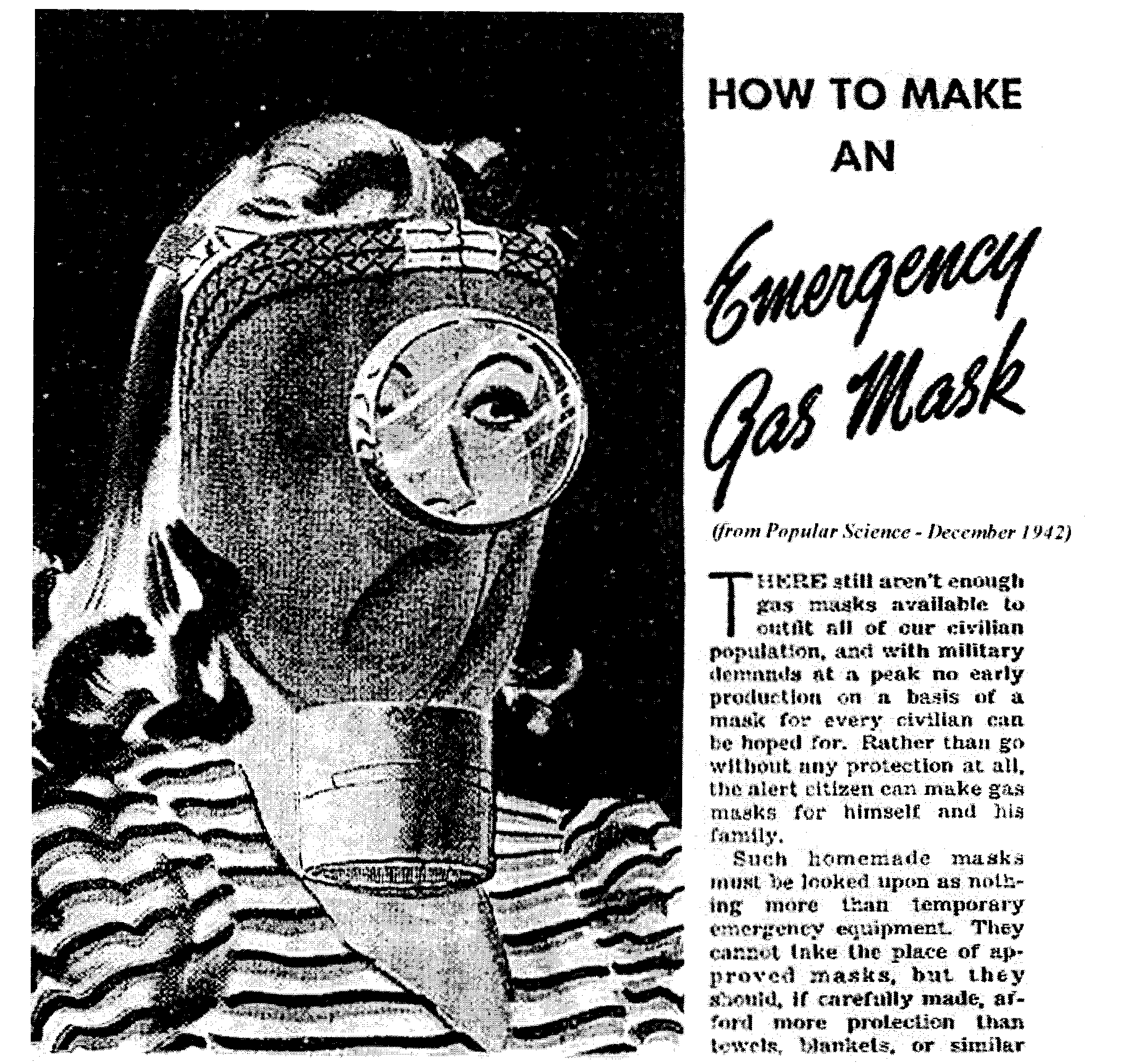 Improvised Gas Mask : 18 Steps (with Pictures) - Instructables