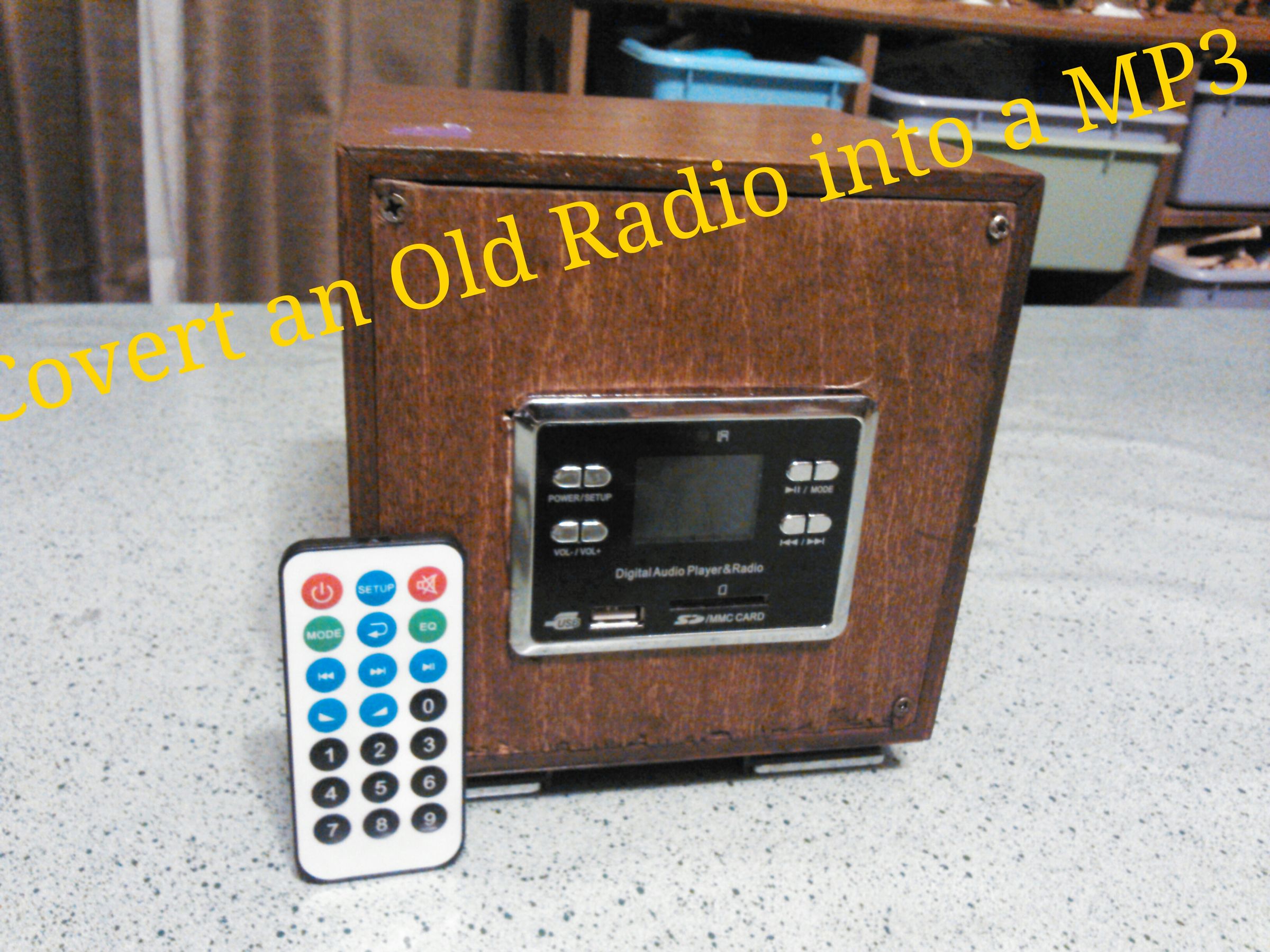 Old Radio to MP3 Player : 4 Steps (with Pictures) - Instructables