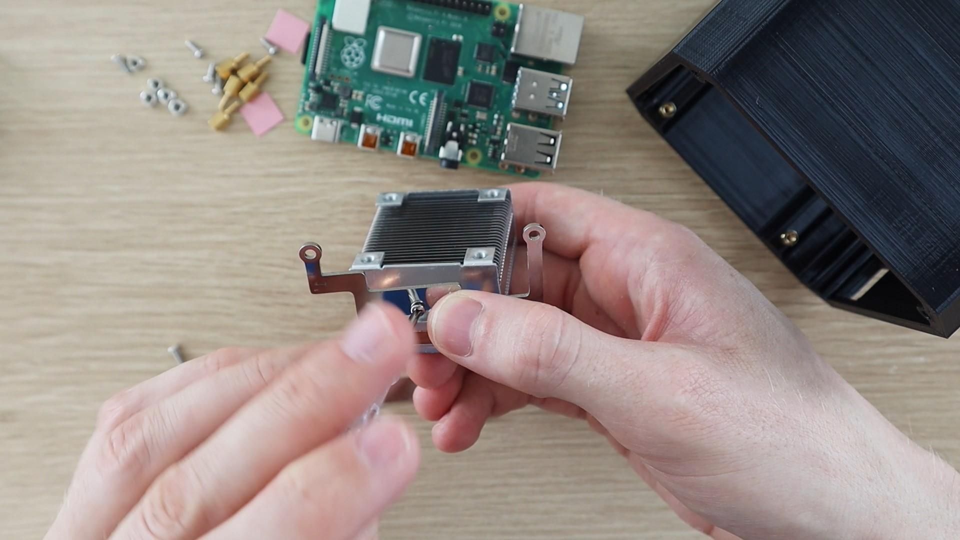 DIY Raspberry Pi Desktop Case With Stats Display : 9 Steps (with ...