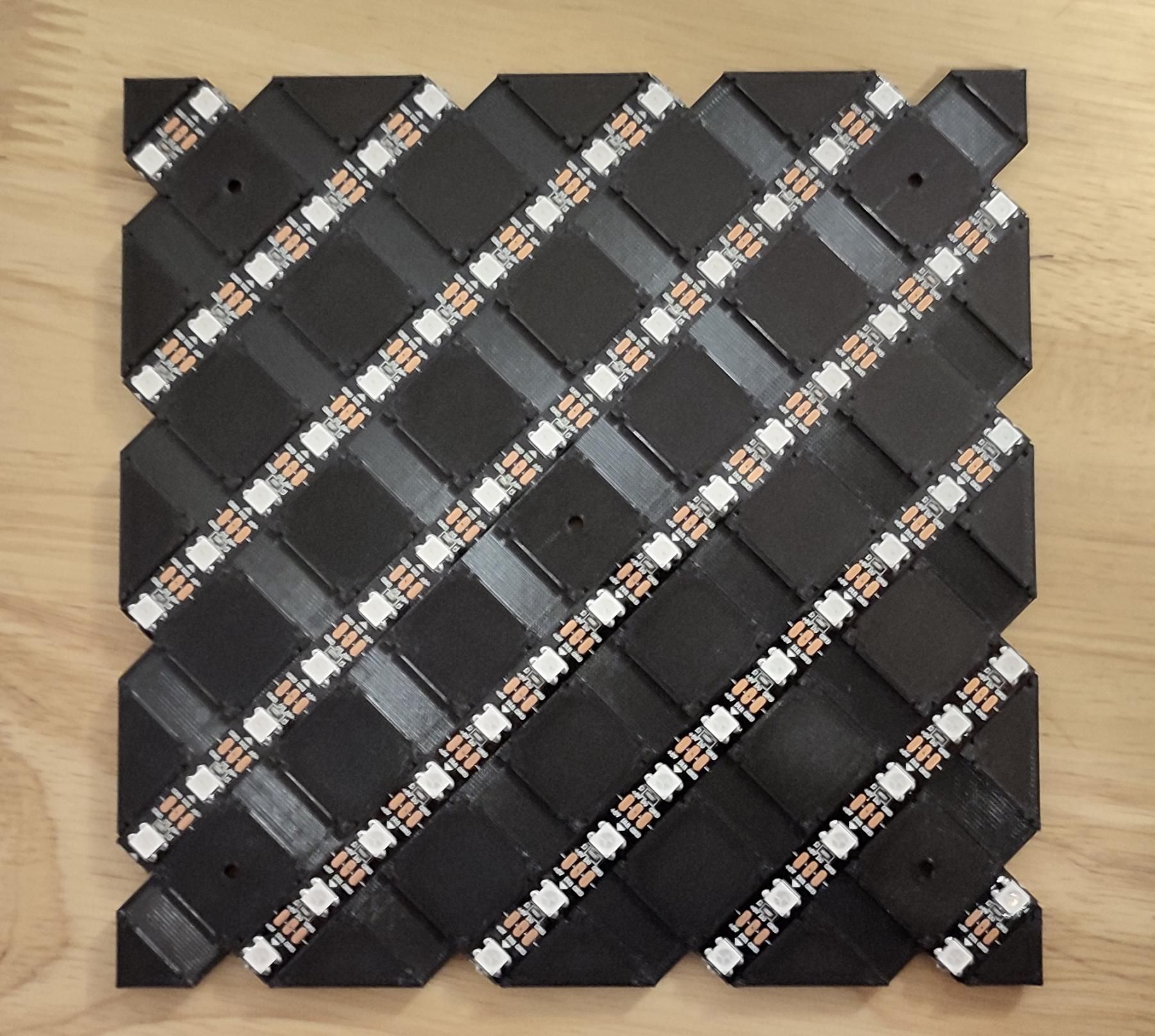 Tetrakis Square Tiling With WS2812 LEDs : 5 Steps (with Pictures ...