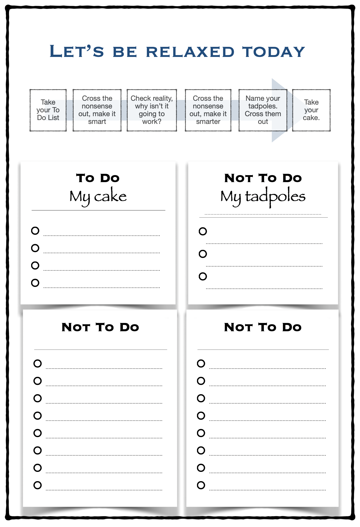 Not to Do List : 4 Steps - Instructables