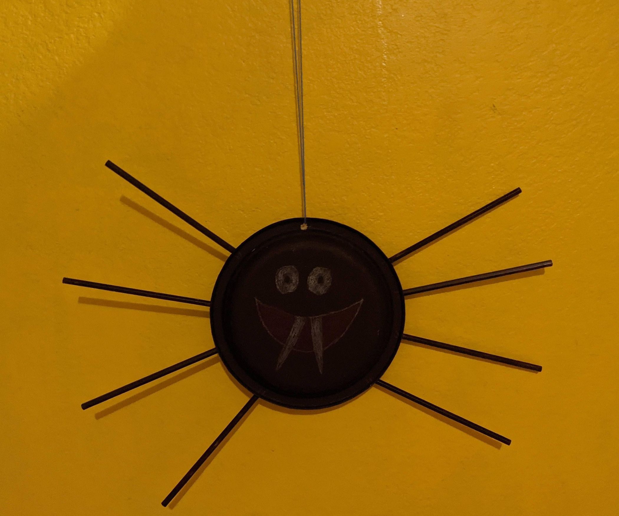 EASY PAPER PLATE SPIDER : 6 Steps - Instructables