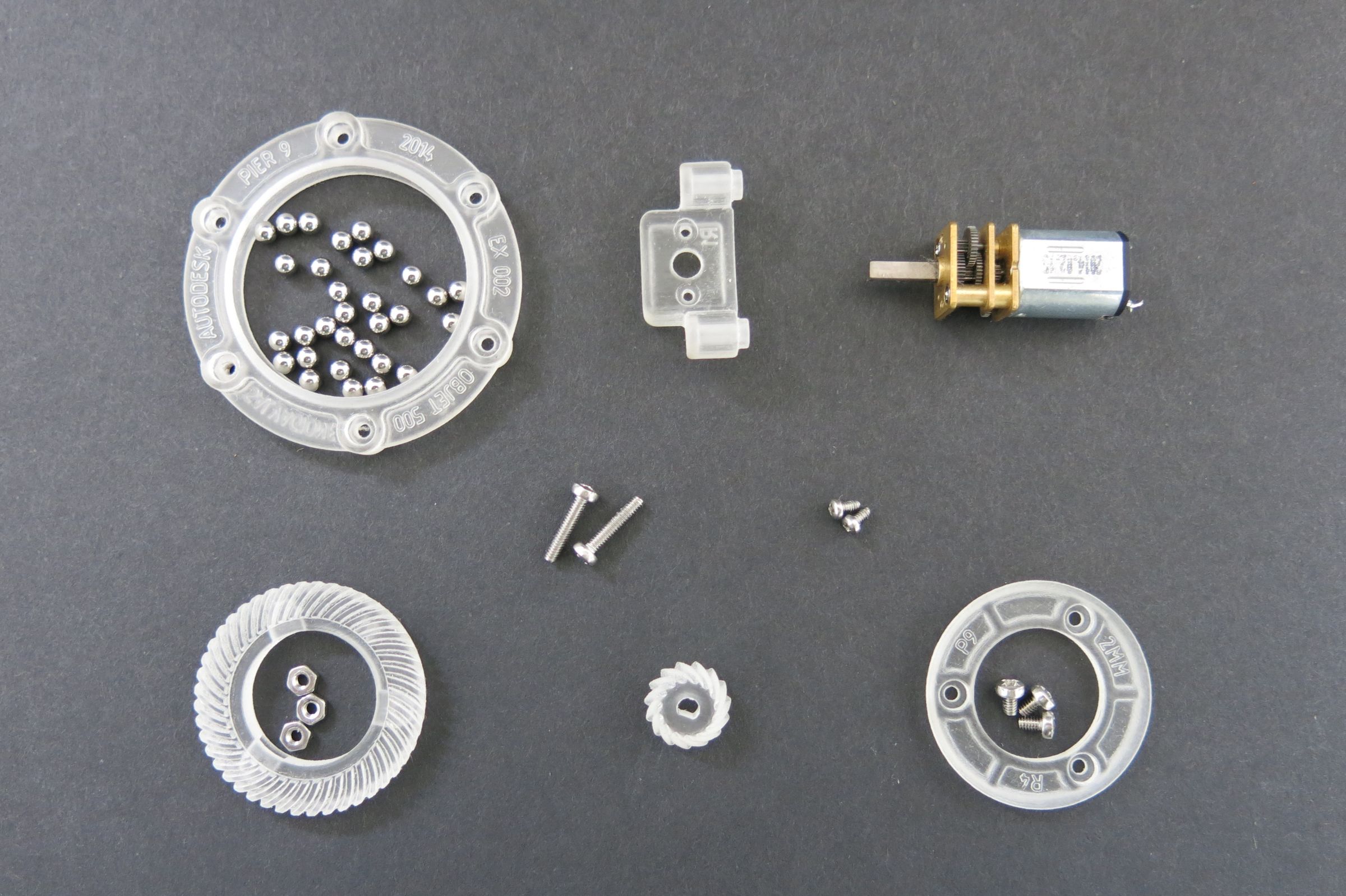 3D Printed Bearing With Driven Miter Gear : 10 Steps (with Pictures ...