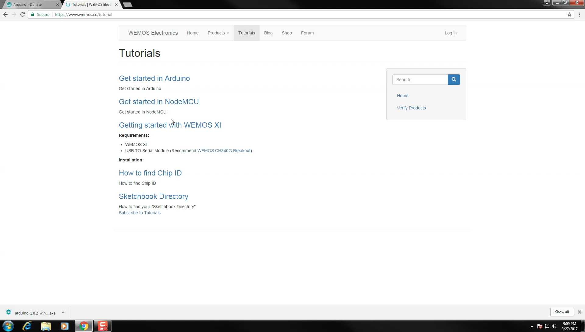 Wemos ESP8266 Getting Started Guide With Arduino IDE : 8 Steps (with ...