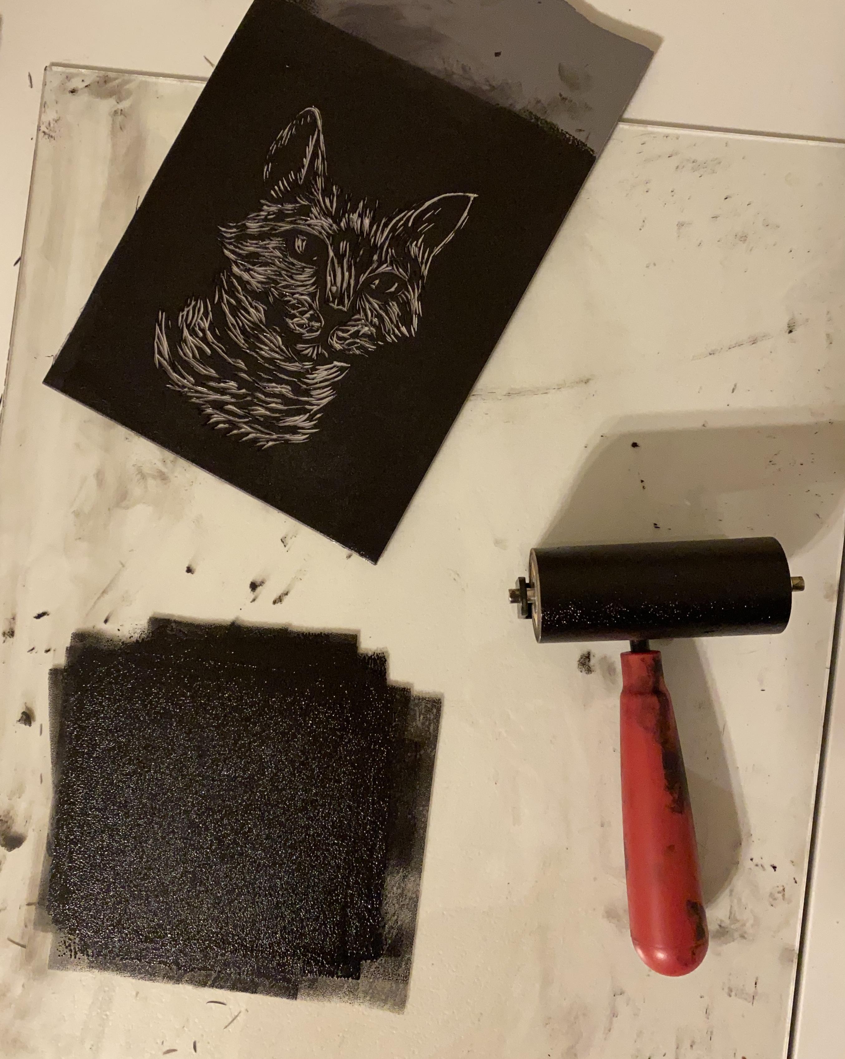 Making a Linocut Print From Start to Finish : 11 Steps (with Pictures ...