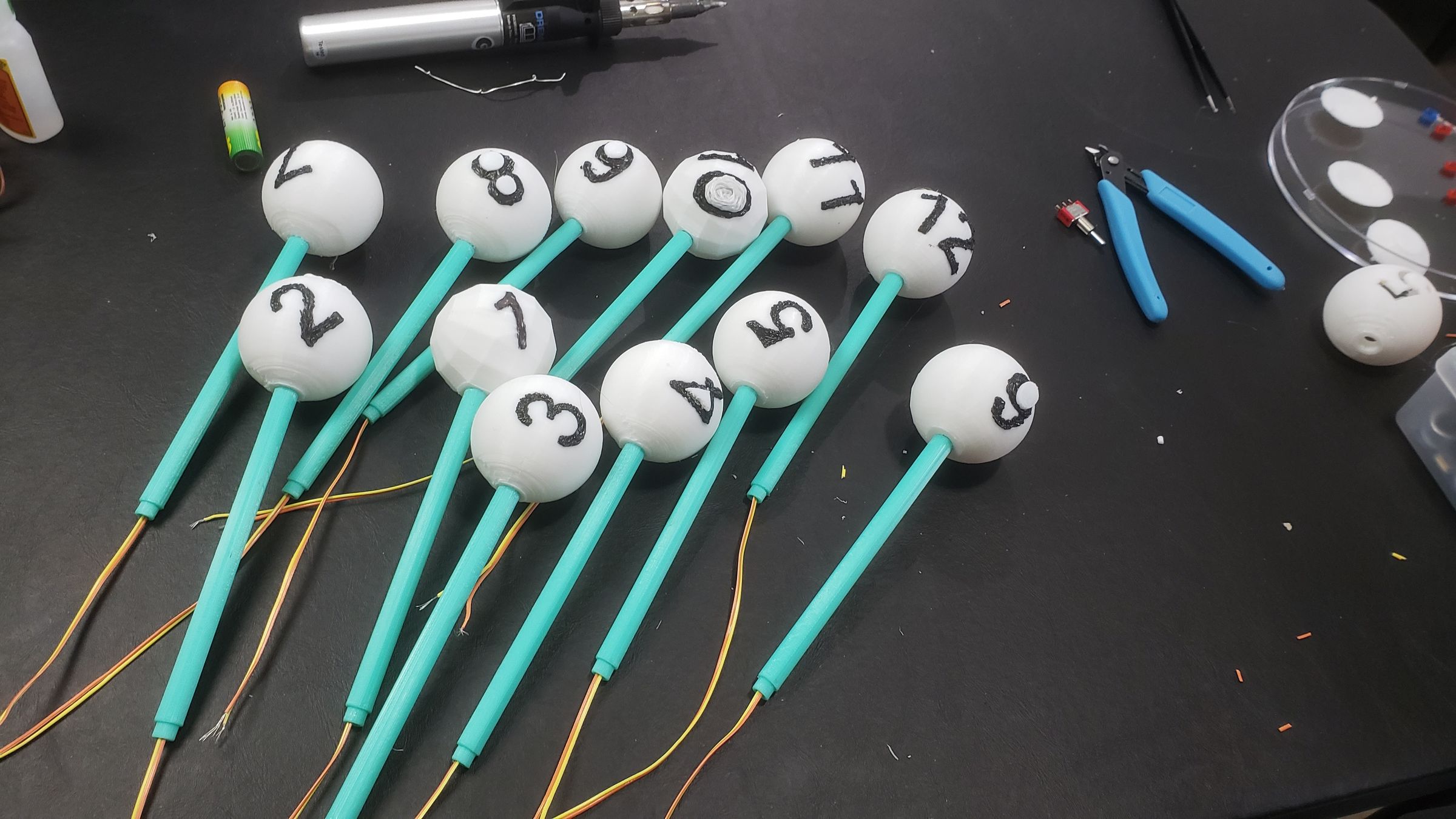 3D Printed Wall Clock With Kinetic Art and LEDs : 10 Steps (with ...