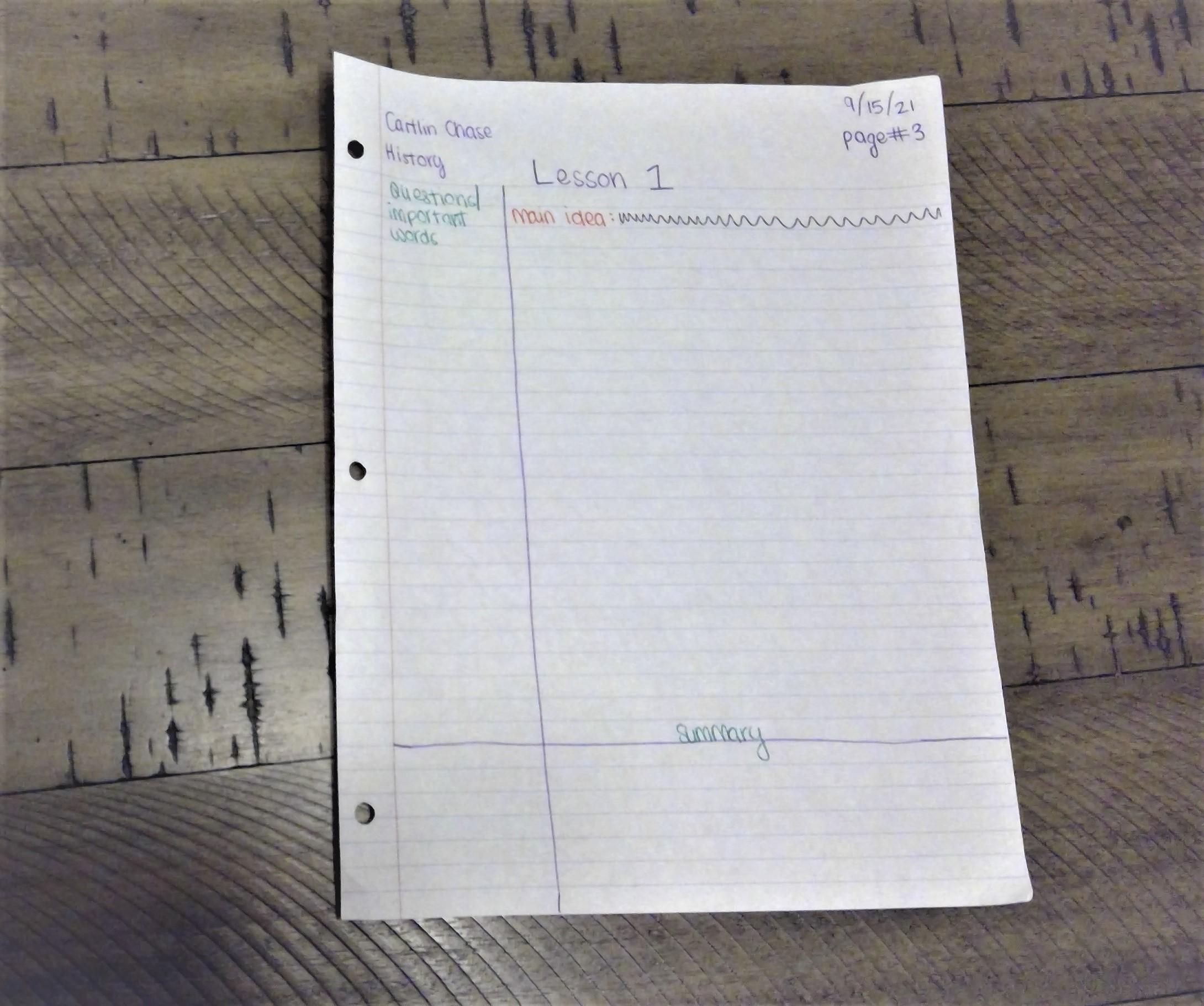 How to Take Cornell Notes : 11 Steps - Instructables