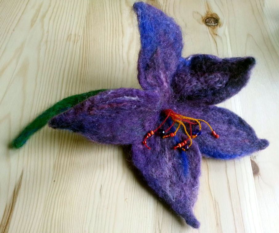 Felted Wool Flower : 5 Steps (with Pictures) - Instructables