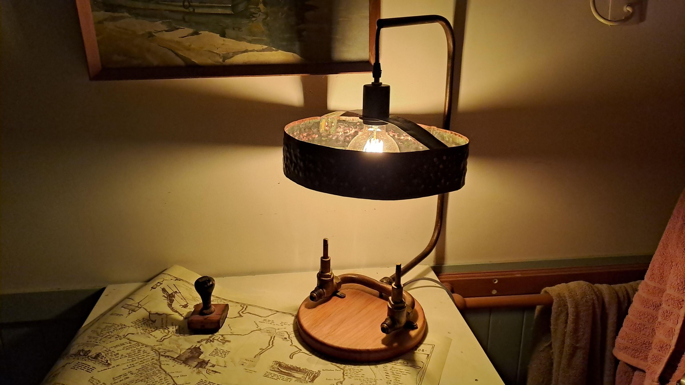 Recycled Beaten Copper Lamp : 17 Steps - Instructables