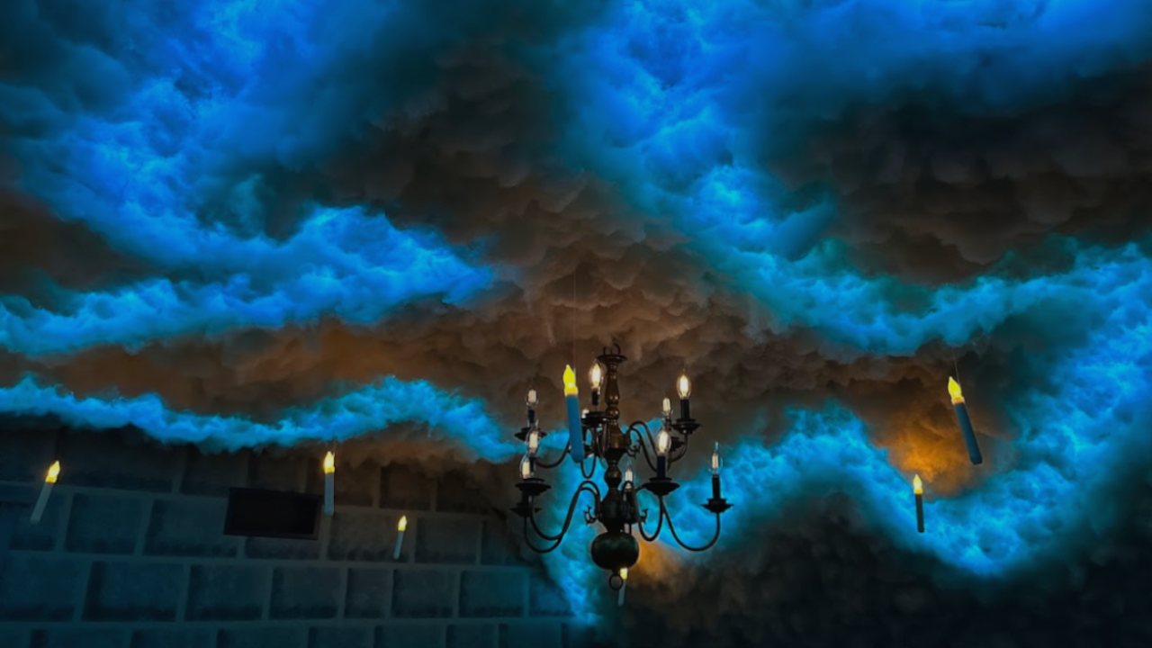 Hogwarts Great Hall Storm Cloud Ceiling : 6 Steps (with Pictures ...