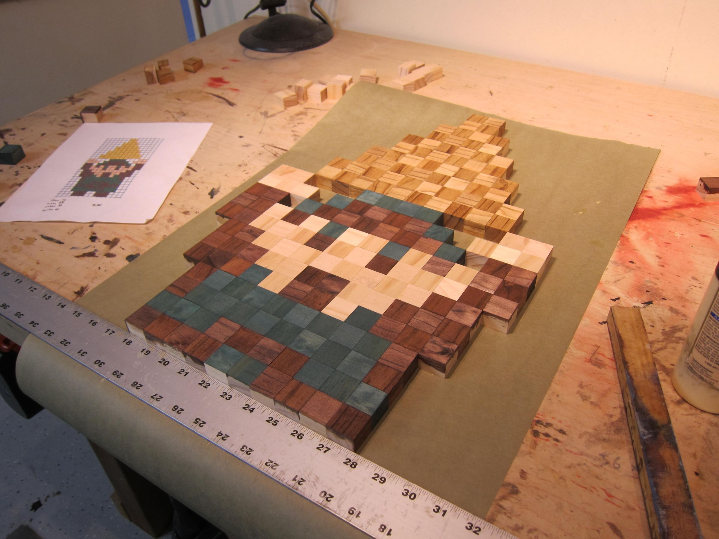 Stained Wood Pixel Art : 7 Steps (with Pictures) - Instructables