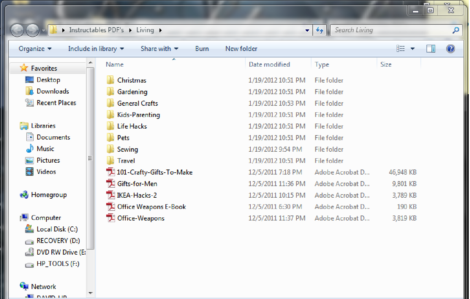 How to Make a PDF Folder for Your Downloaded 'Ibles PDF's : 3 Steps ...