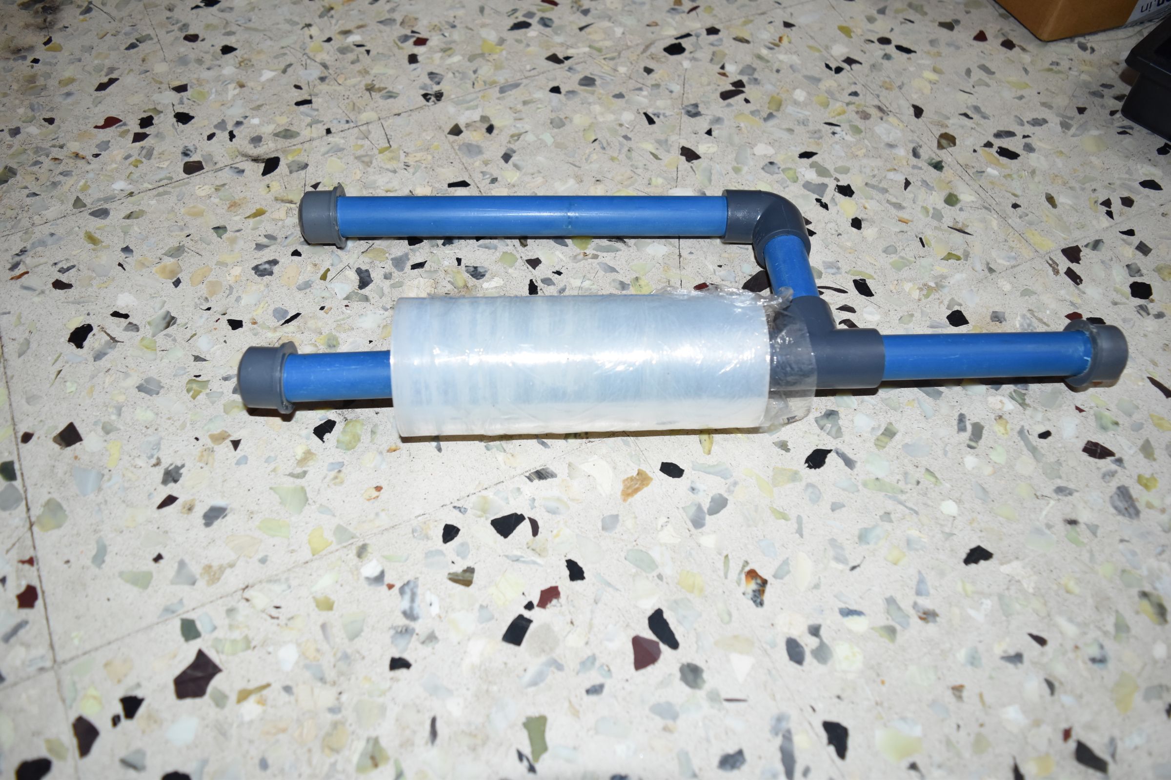 STRETCH WRAP FILM ROLL HOLDER : 6 Steps (with Pictures) - Instructables
