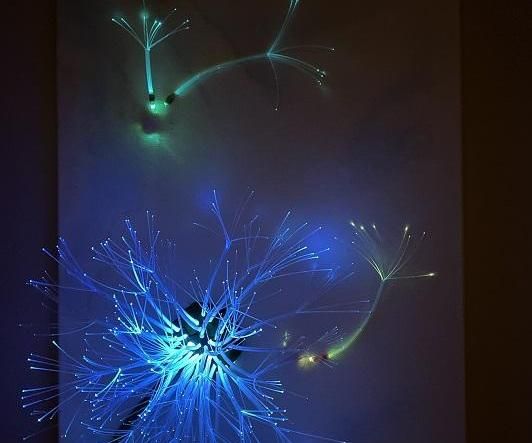 Fiber Optic Dandelion Light (With Natural Cabbage Dye!) : 26 Steps ...