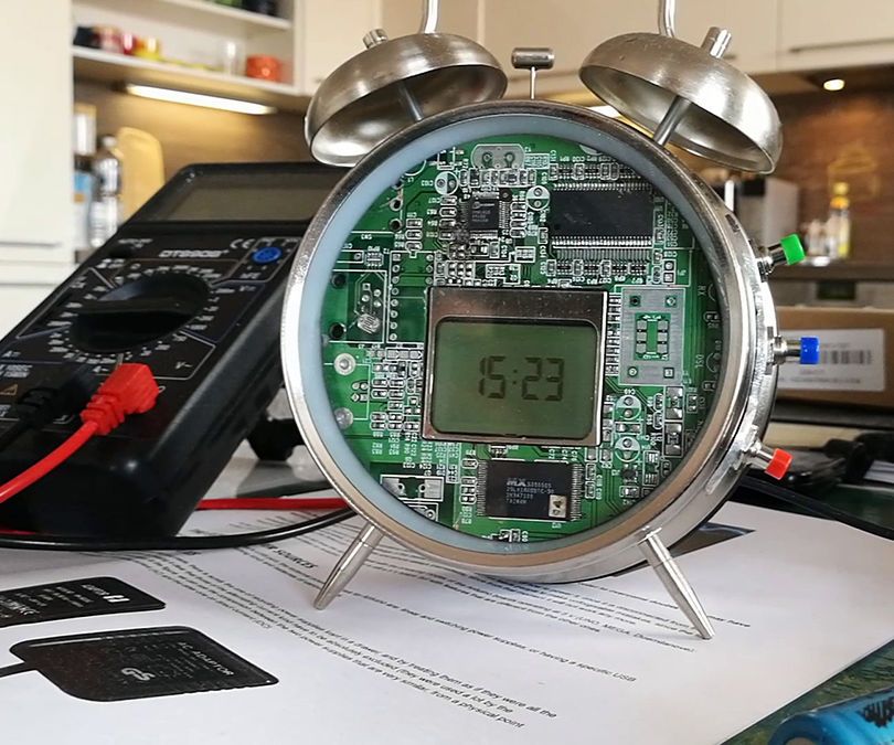 Weather Forecast Clock Using Old Alarm and Arduino : 13 Steps (with ...