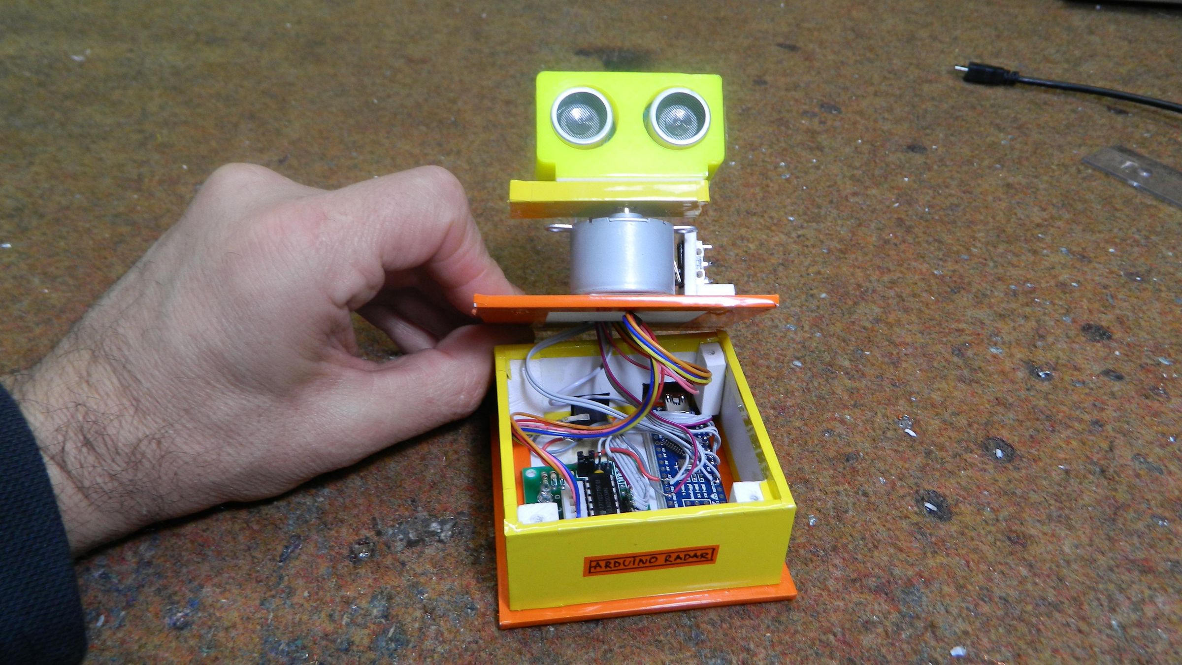 Arduino Ultrasonic Radar (It Can Detect Multiple Objects With Each Ping ...