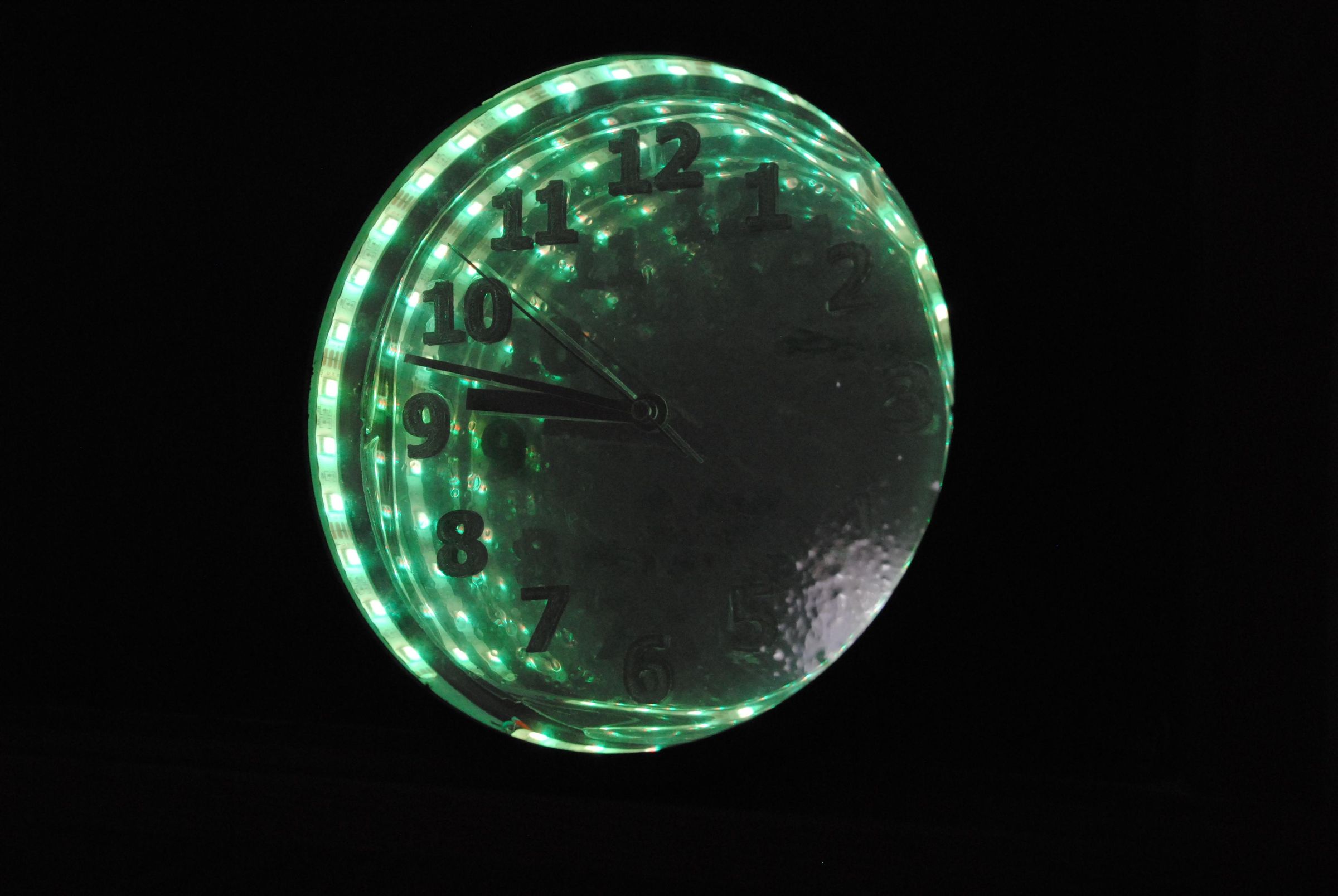 Timeless Clock! Infinity Mirror Clock : 7 Steps (with Pictures ...