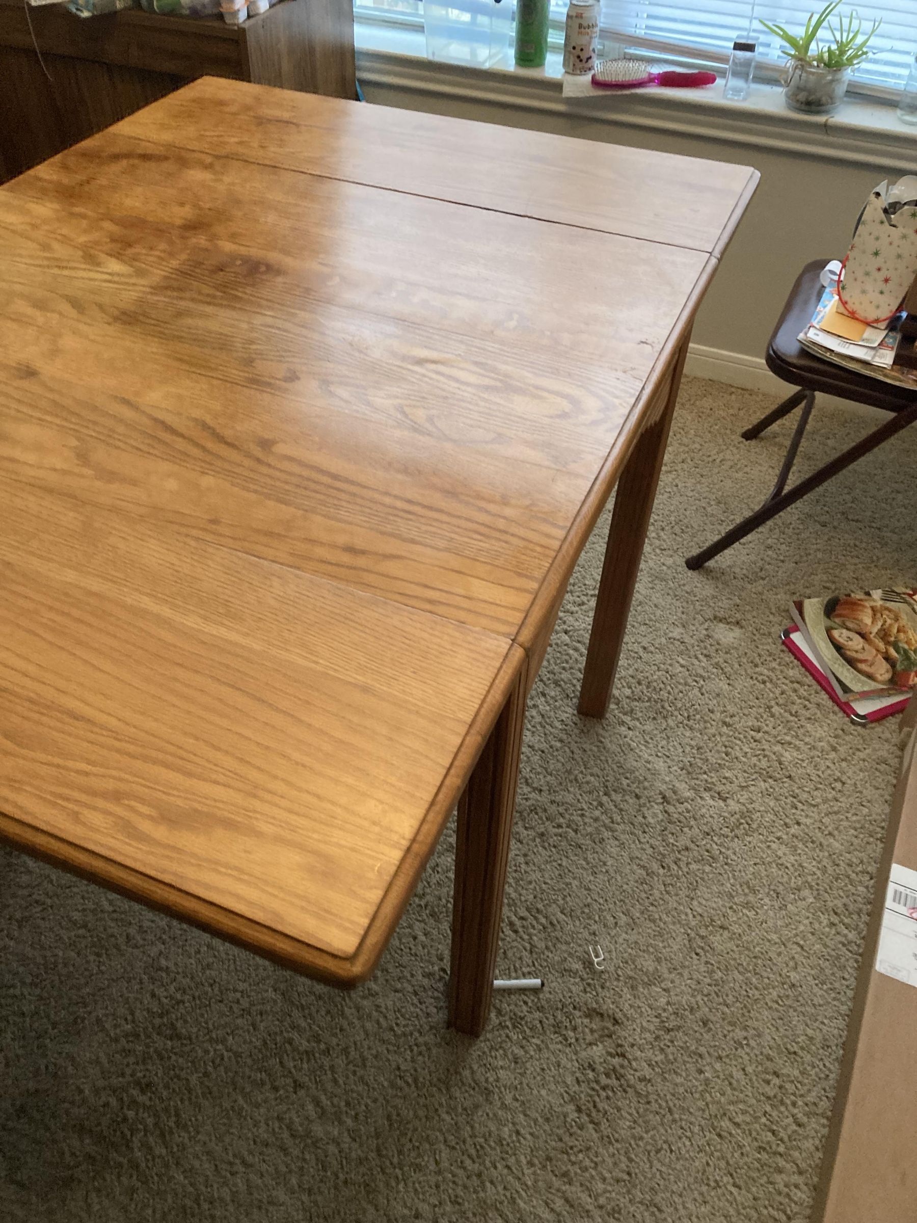 Fixing an All-too-eager-to-drop Drop Leaf Table : 6 Steps - Instructables