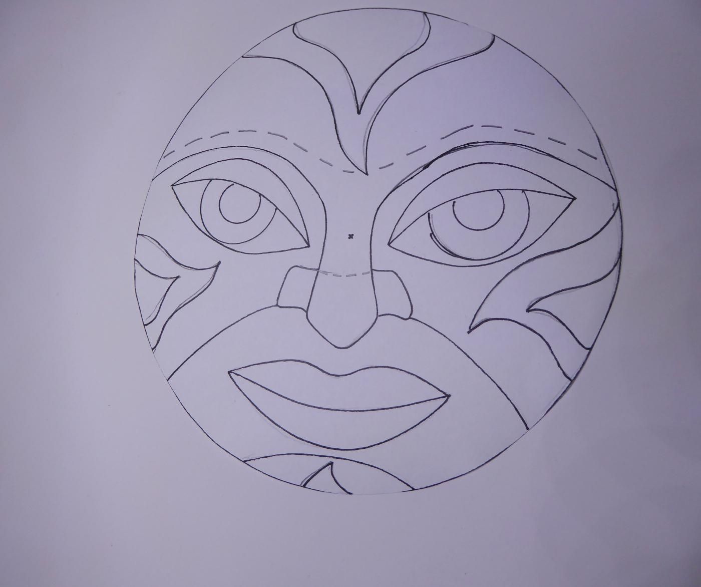 No-Sew Fabric Applique Raised Wall Art Inspired by Inca Sun God : 5 ...