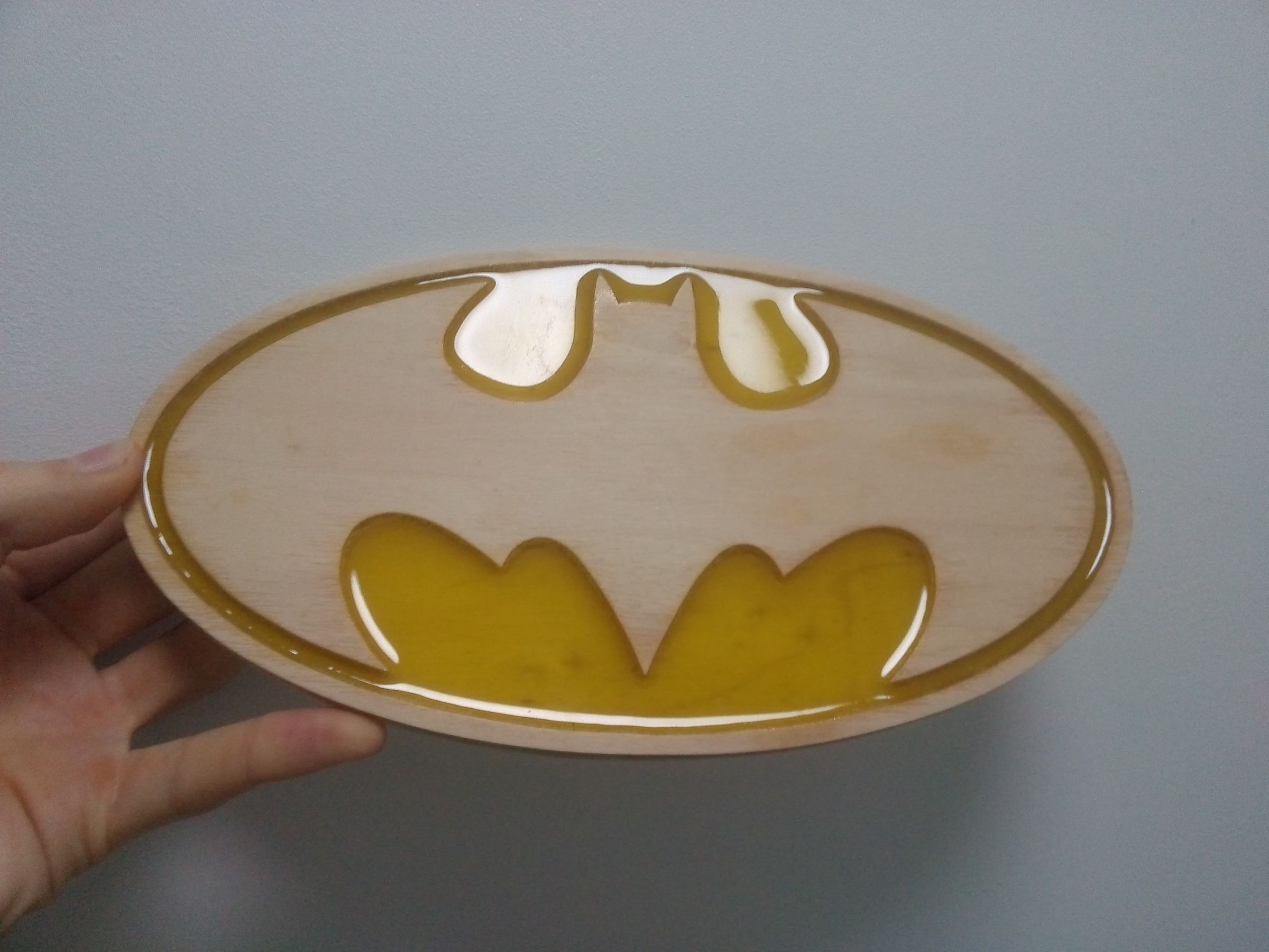 Batman Wood & Resin Emblem : 6 Steps (with Pictures) - Instructables