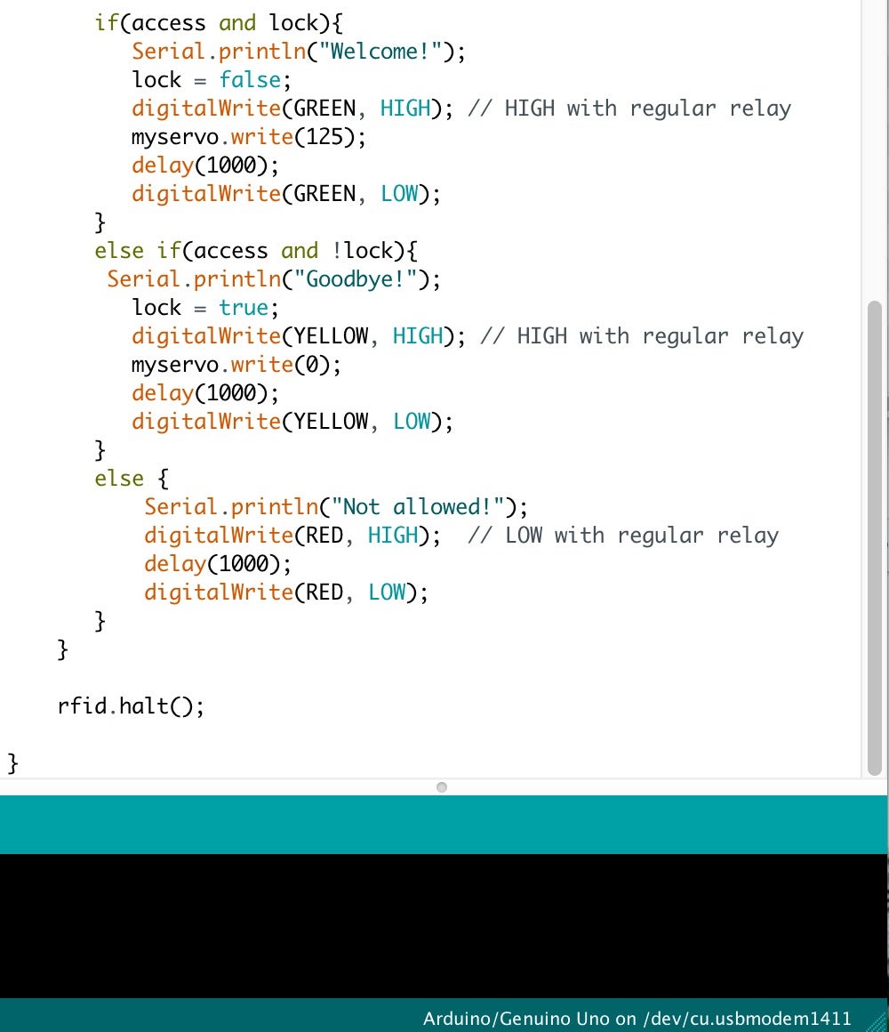 Arduino Rfid Deadbolt Modification Using An Arduino Uno Microcontroller And An Rfid Sensor To