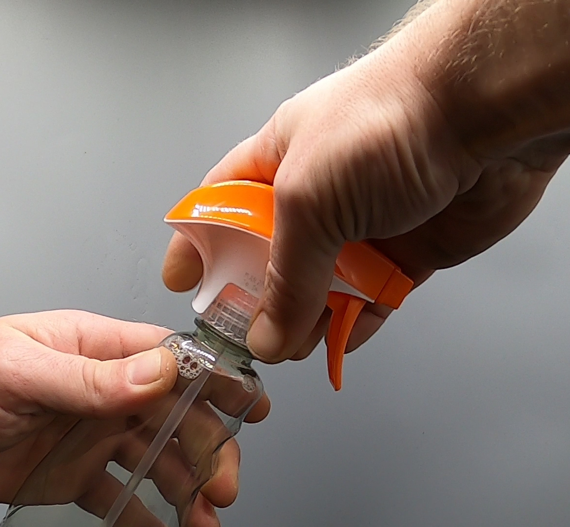 How to Make a Spray Bottle That Works in Any Orientation : 4 Steps ...