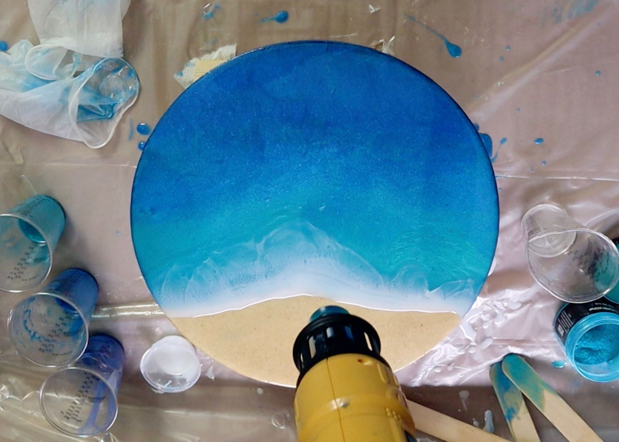 Origami Display Colosseum - Beach Scene Made From Scraps! : 6 Steps ...