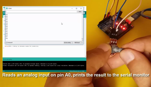 Arduino - AnalogRead Serial With Potentiometer : 5 Steps (with Pictures ... Arduino - AnalogRead Serial With Potentiometer : 5 Steps (with Pictures ...