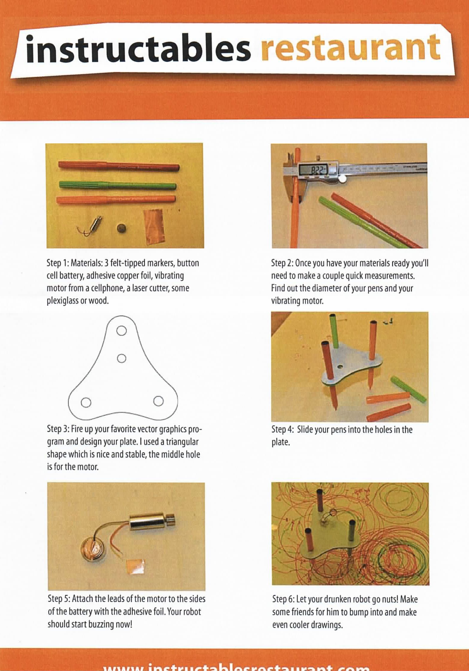 Instructables Restaurant Handouts (with Pictures) - Instructables