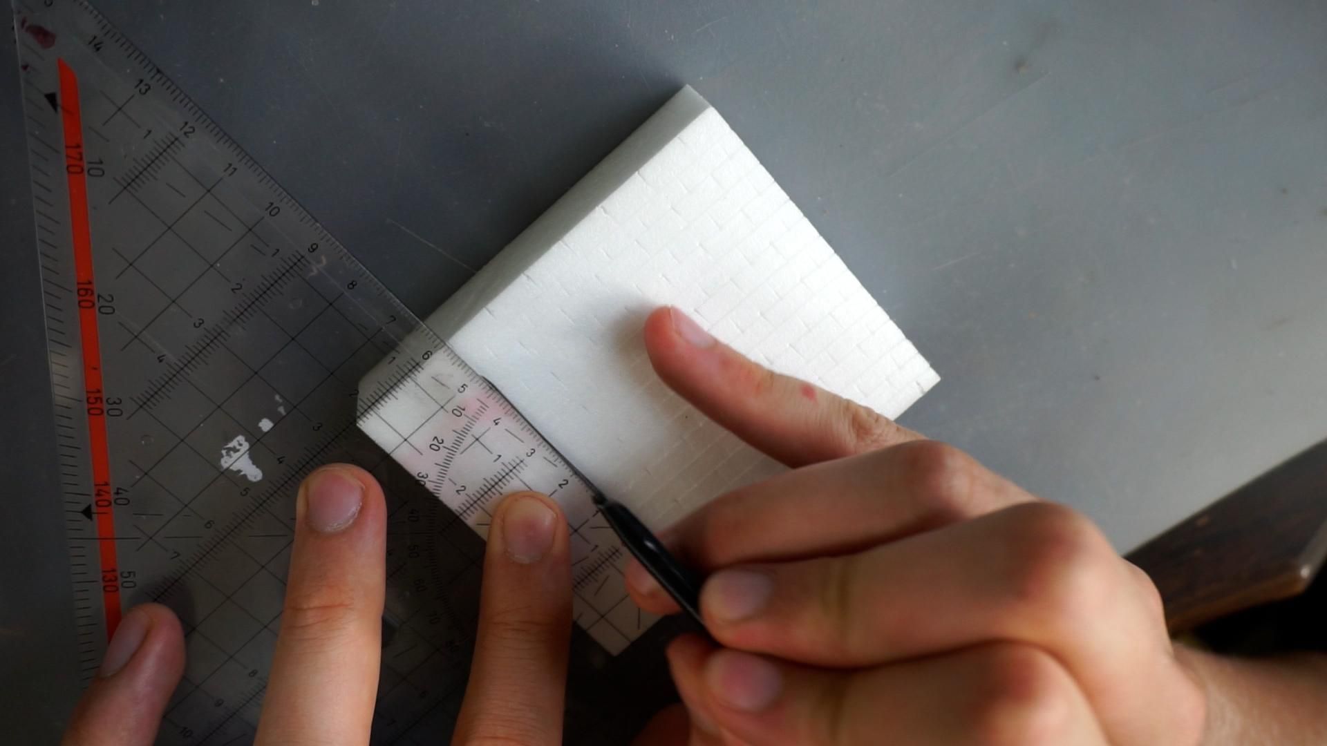 Turn Foam Into a Hyper-Realistic Brick Wall Model : 16 Steps (with ...