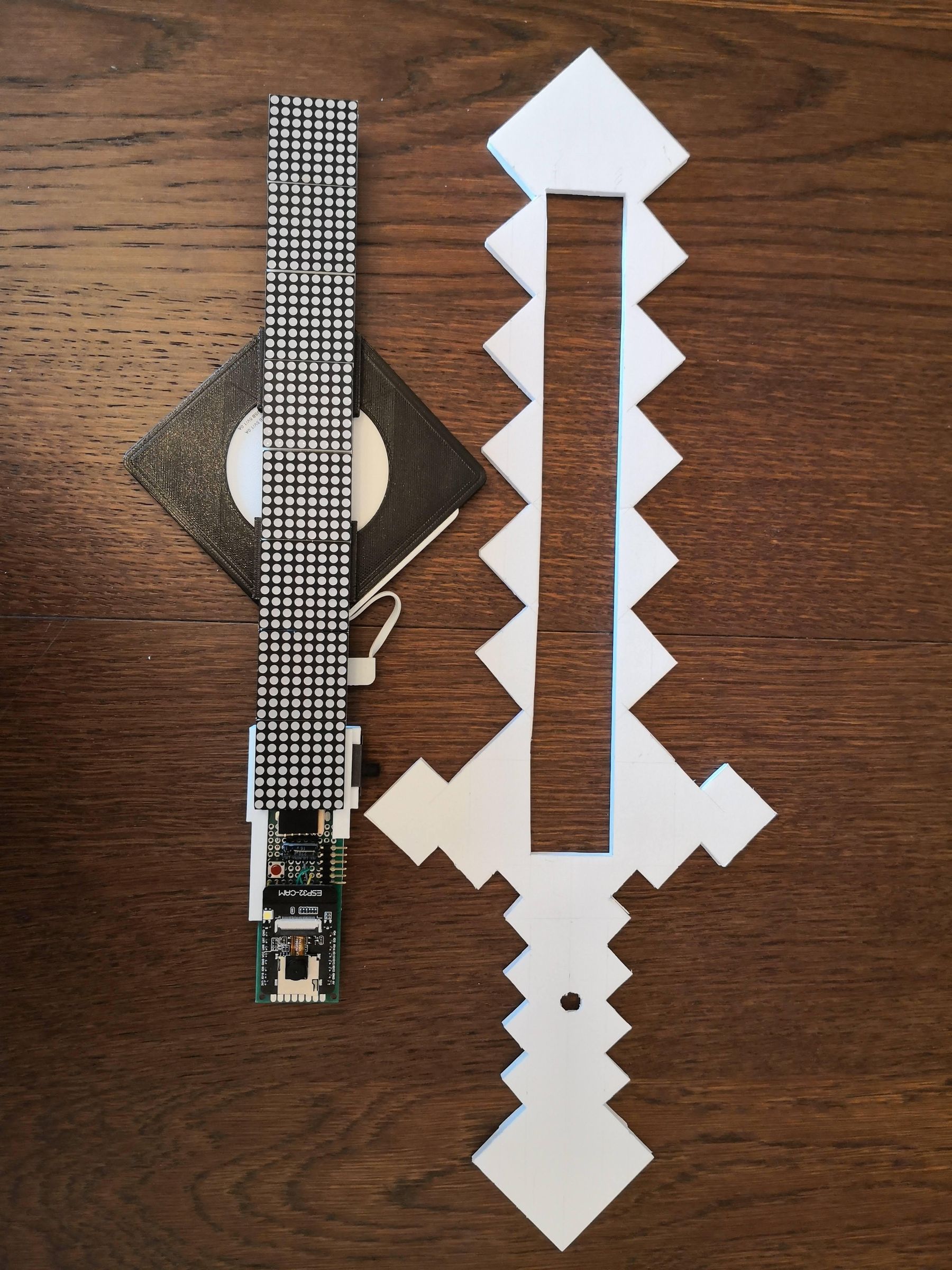 Interactive Minecraft Do Not Enter Sword/Sign (ESP32-CAM) : 15 Steps ...