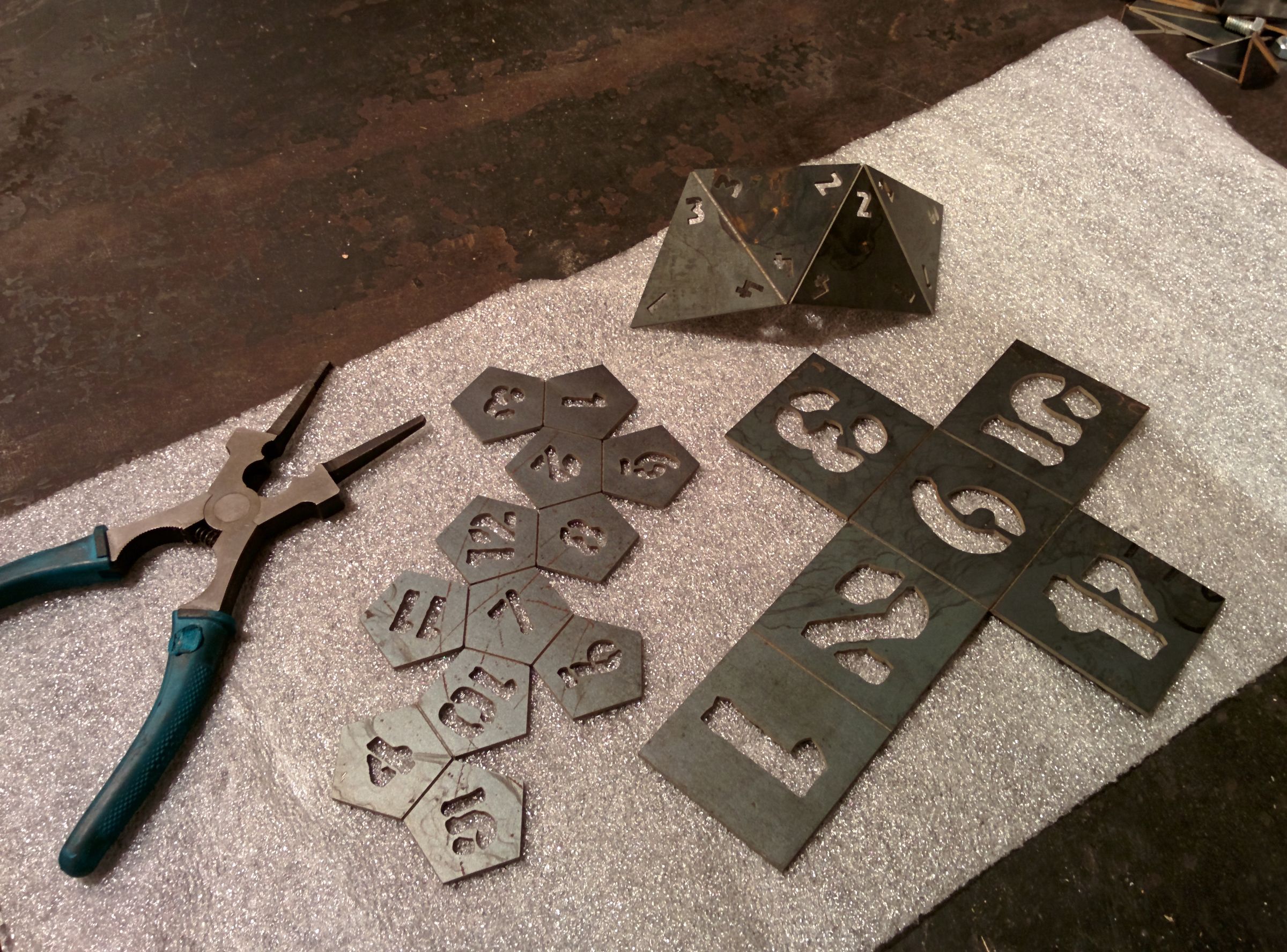 Gaming Dice Made From Folded, Waterjet Cut Steel : 5 Steps (with ...