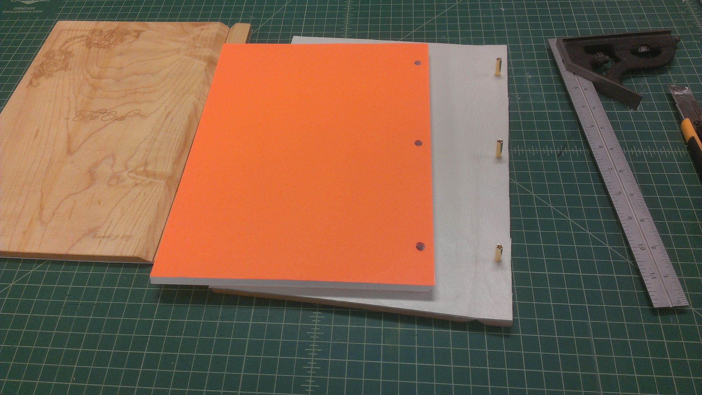 Laser Engraved Wooden Binder Cover : 5 Steps - Instructables